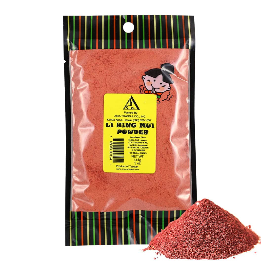Asia Trans Li Hing KEF28 Mui Crack Seed Plum Powder | Hawaiian Favorite ...