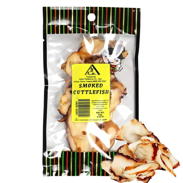 Asia Trans Smoked & Dried Cuttlefish Tako - Hawaiian Seafood Jerky ...