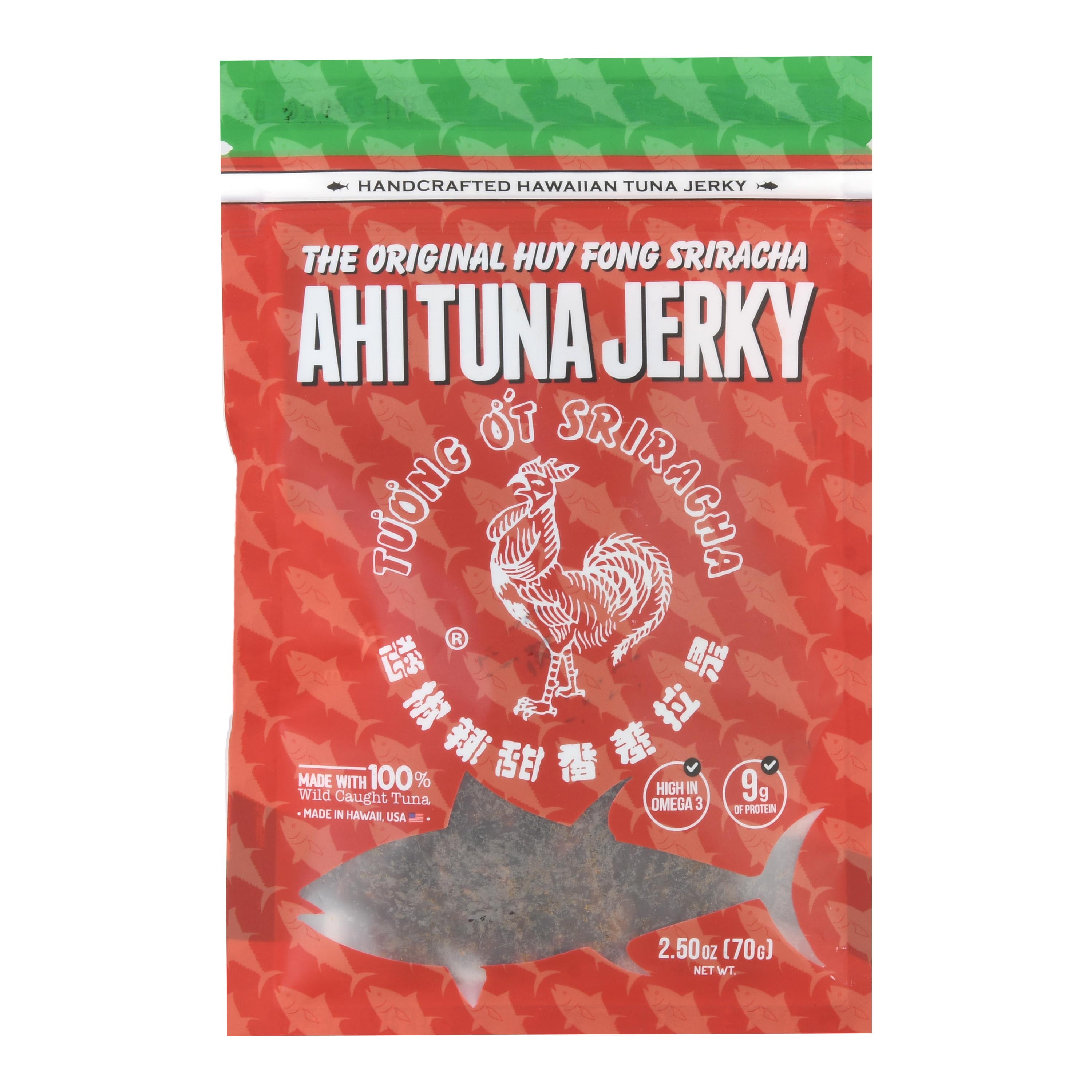 Asia Trans Spicy Sriracha Ahi Tuna Jerky | Wild-Caught & Organic Fish ...