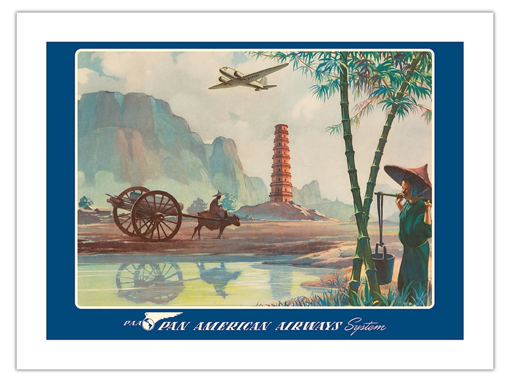 Asia - Wings Over the World - Pan American Airways System - Chinese ...