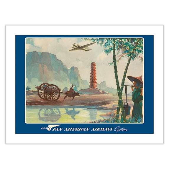 Asia - Wings Over the World - Pan American Airways System - Chinese ...