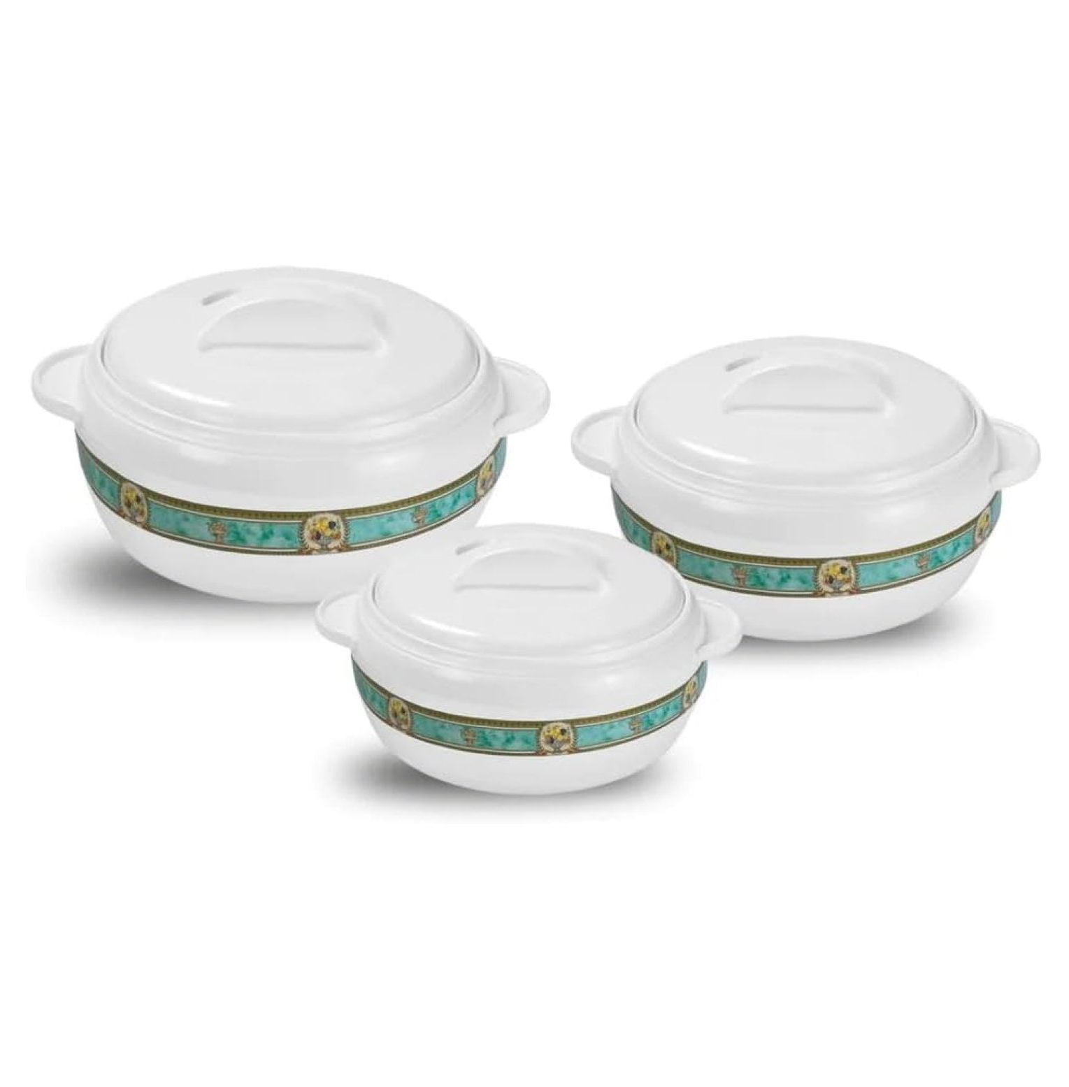 Asian 3-Piece Gift Set Karishma 5L + 8L + 10L Insulated Casserole ...