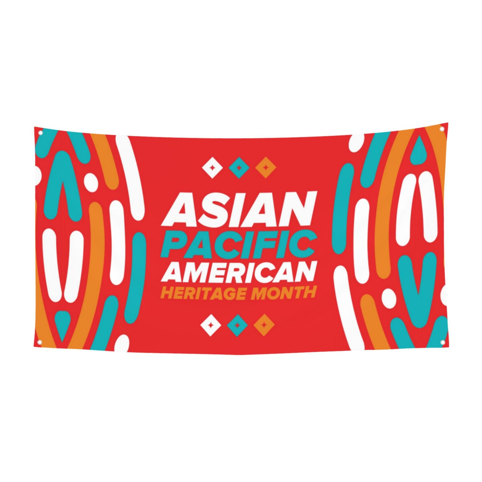 Asian Am-erican And Pacific Islander Heritage Month Banner Flag ...