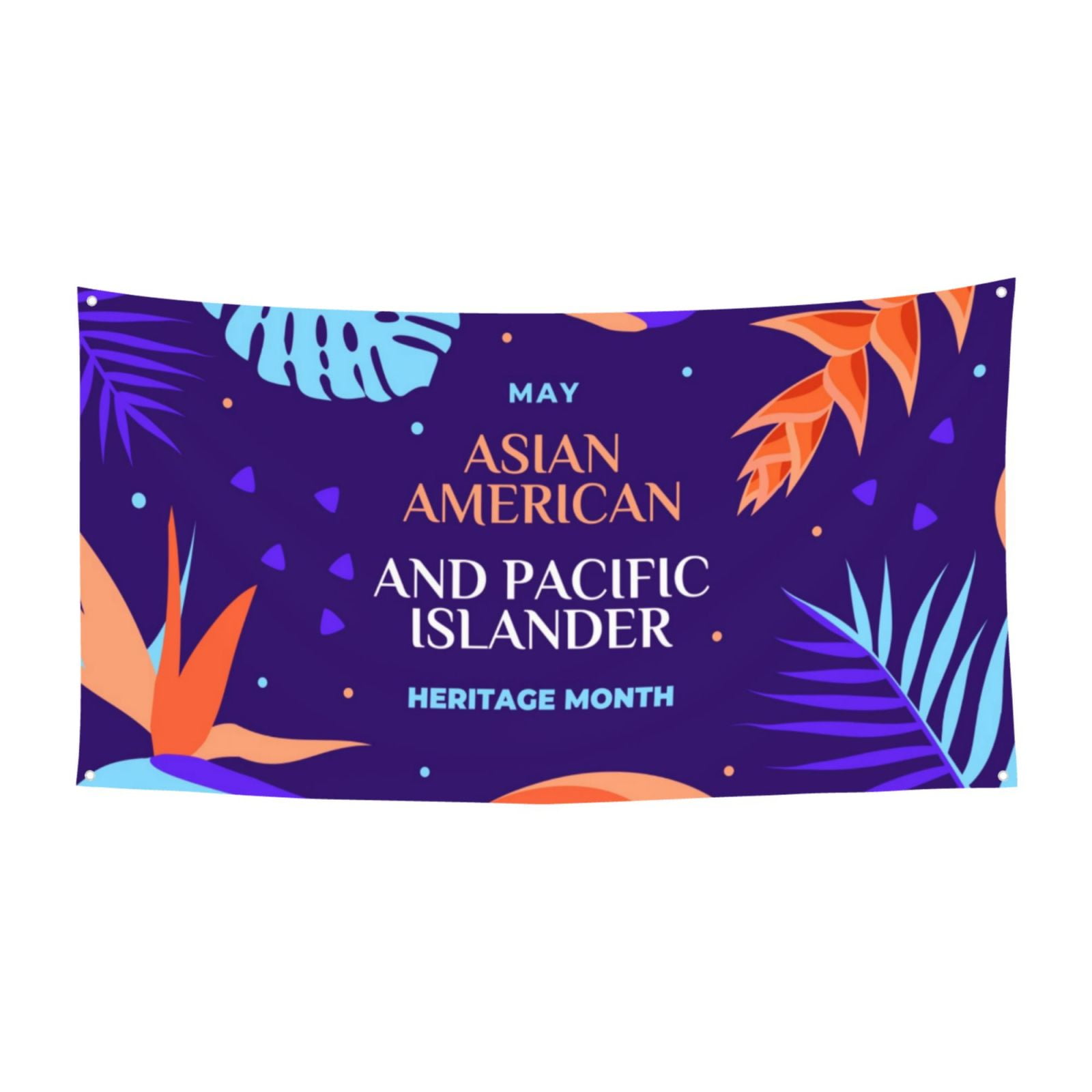 Asian Am-erican And Pacific Islander Heritage Month Banner Flag ...