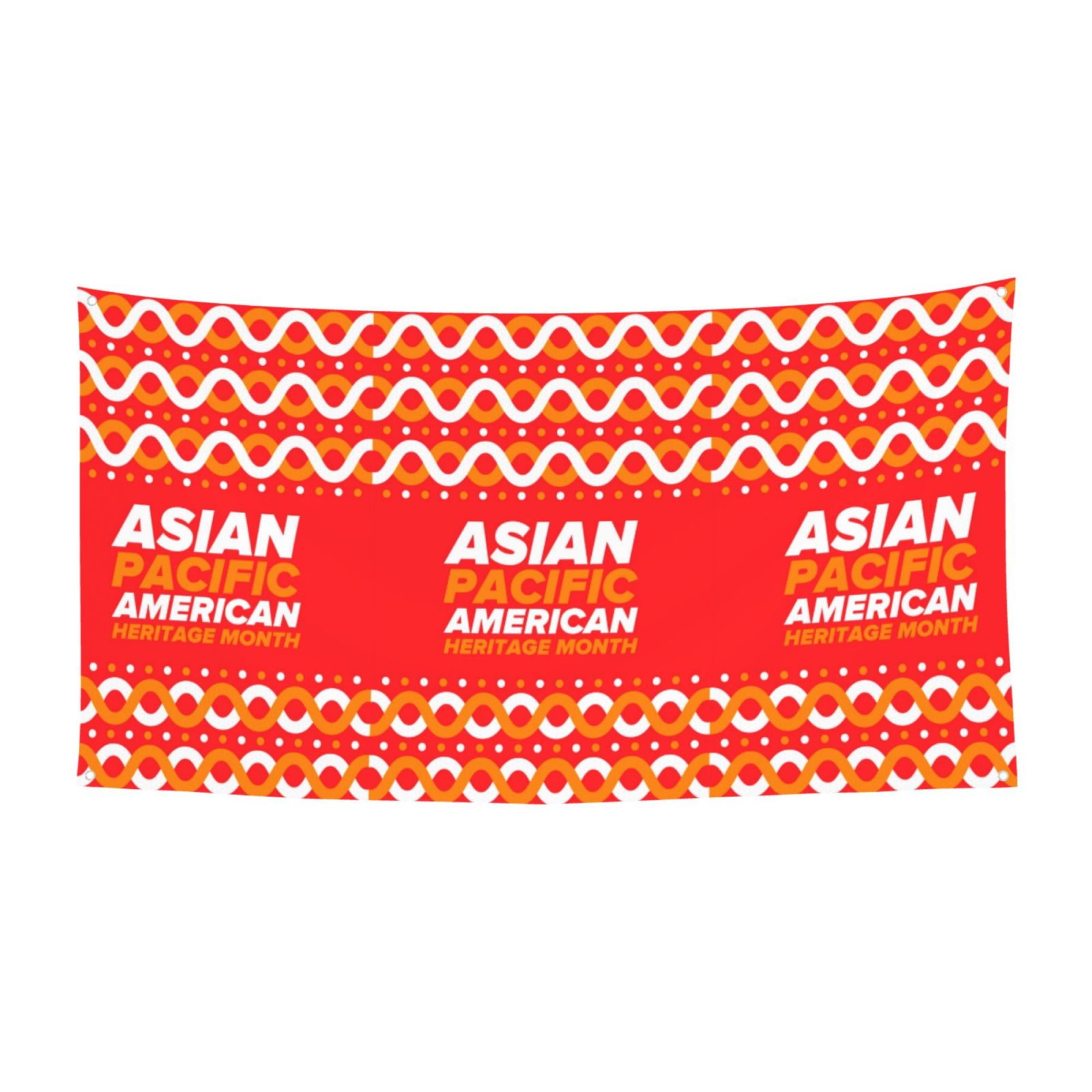 Asian Am-erican And Pacific Islander Heritage Month Banner Flag ...