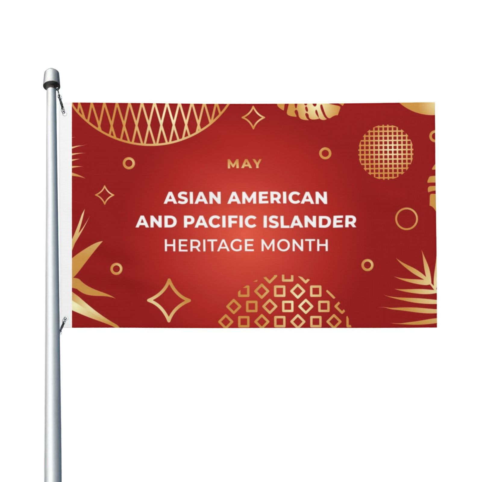 Asian Ame-rican And Pacific Islander Heritage Month Flag 3x5 Ft Double ...