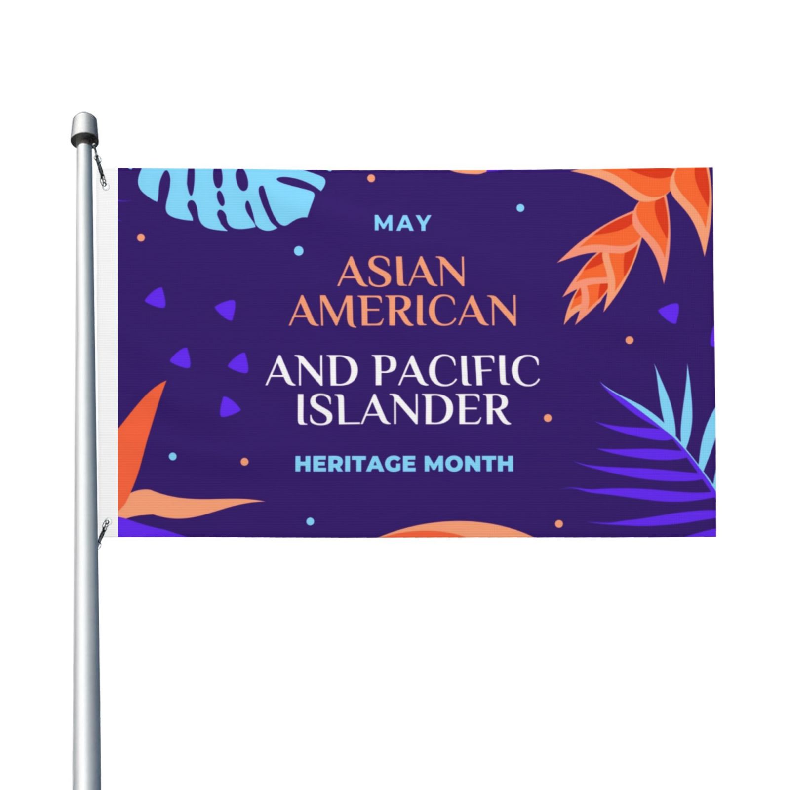 Asian Ame-rican And Pacific Islander Heritage Month Flag 3x5 Ft Double ...