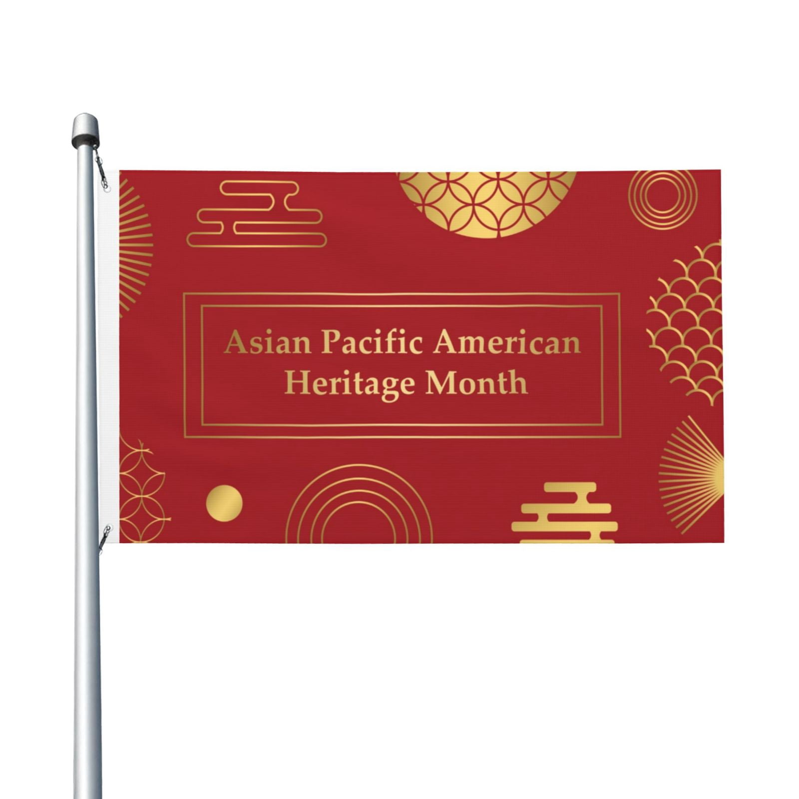 Asian Ame-rican And Pacific Islander Heritage Month Flag 3x5 Ft Double ...