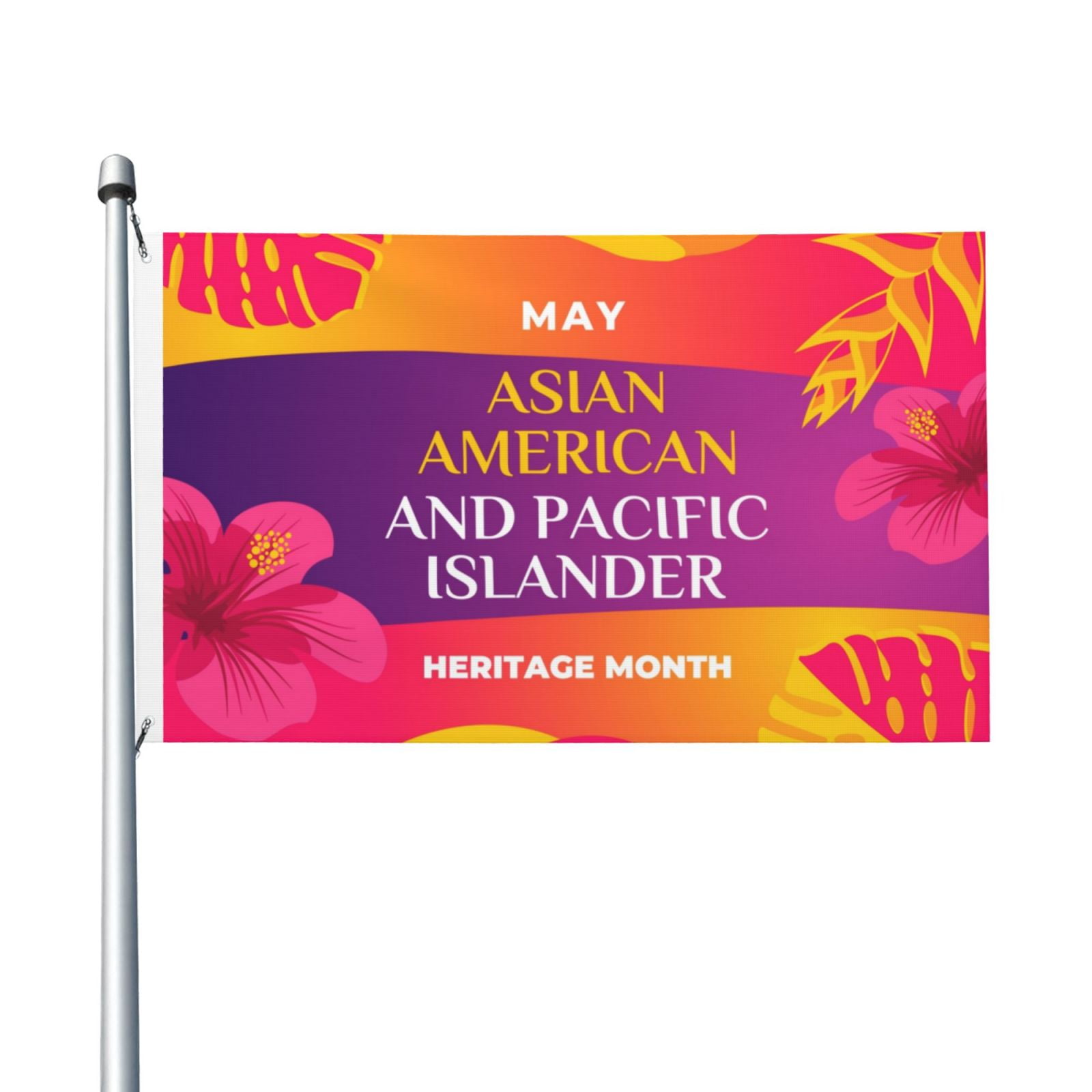 Asian Ame-rican And Pacific Islander Heritage Month Flag 3x5 Ft Double ...