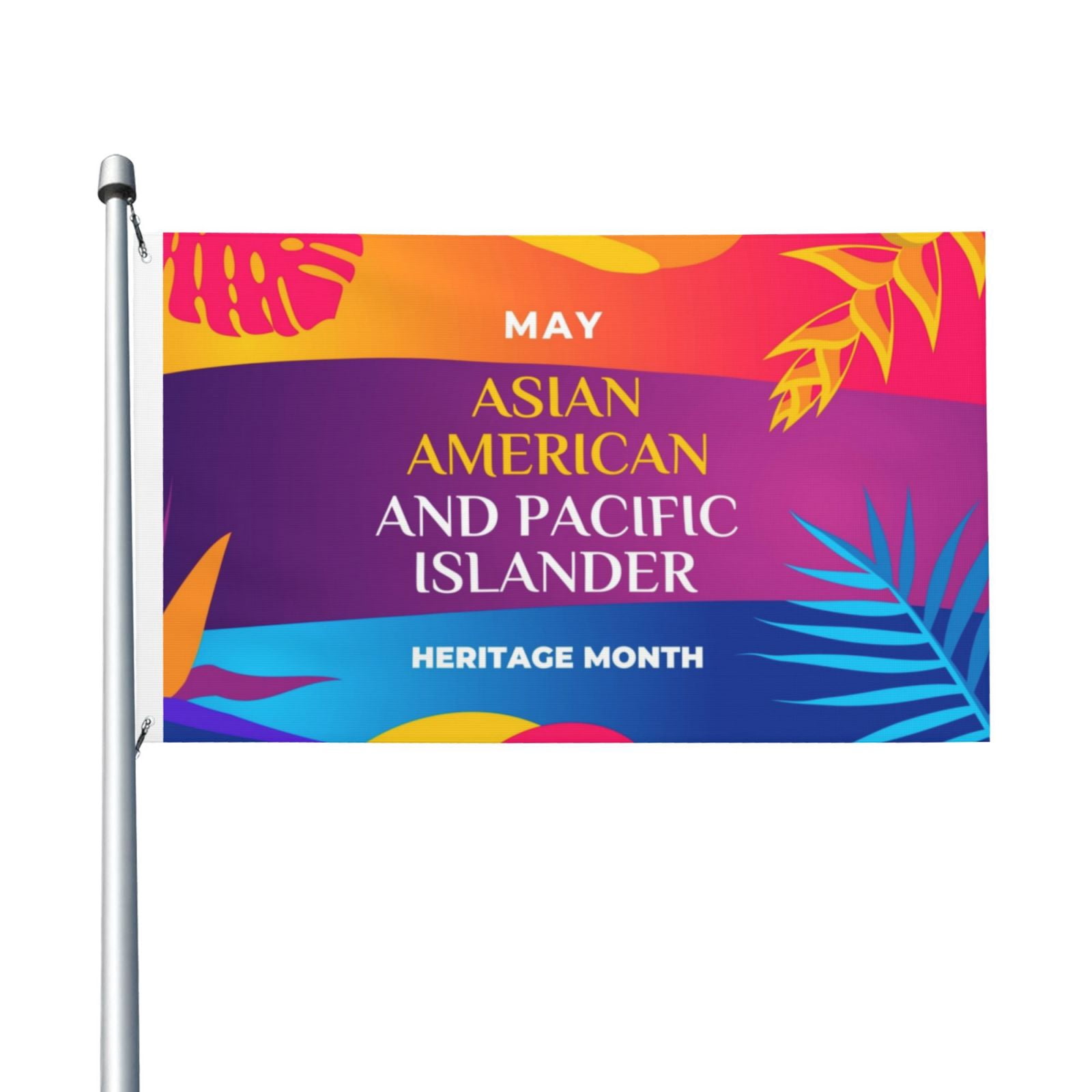 Asian Ame-rican And Pacific Islander Heritage Month Flag 3x5 Ft Double ...