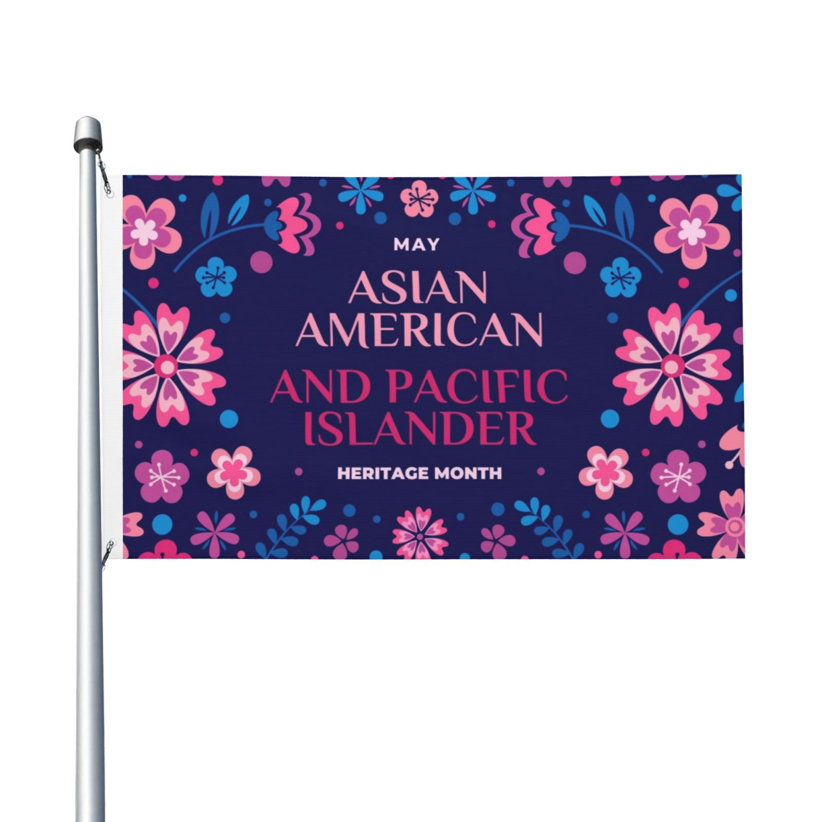 Asian Ame-rican and Pacific Islander Heritage Month Flag 3x5 Ft Double ...