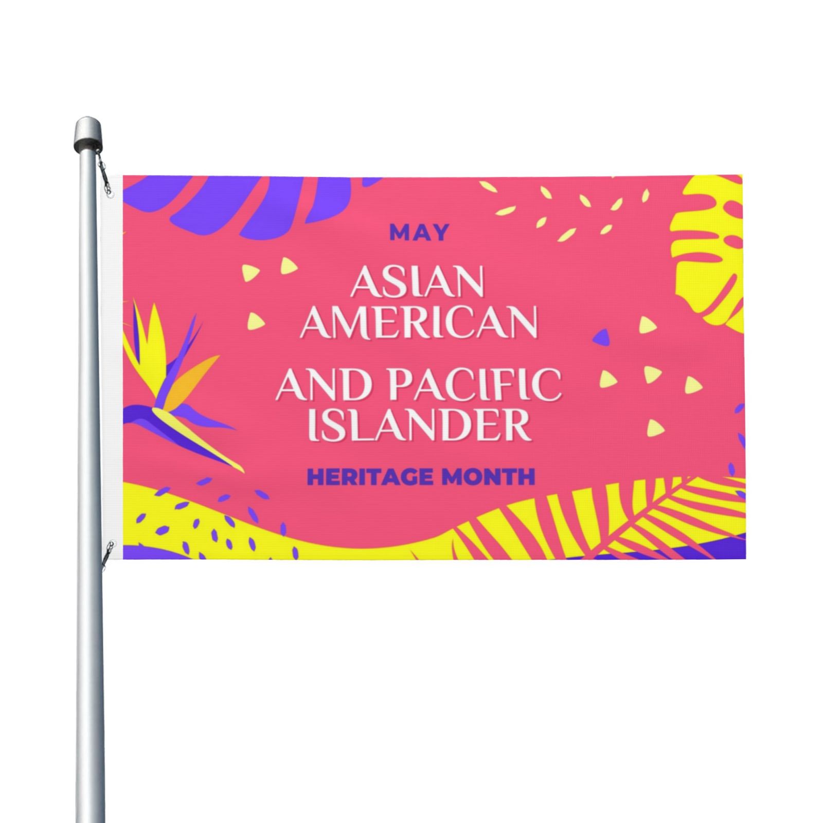 Asian Ame-rican and Pacific Islander Heritage Month Flag 3x5 Ft Double ...