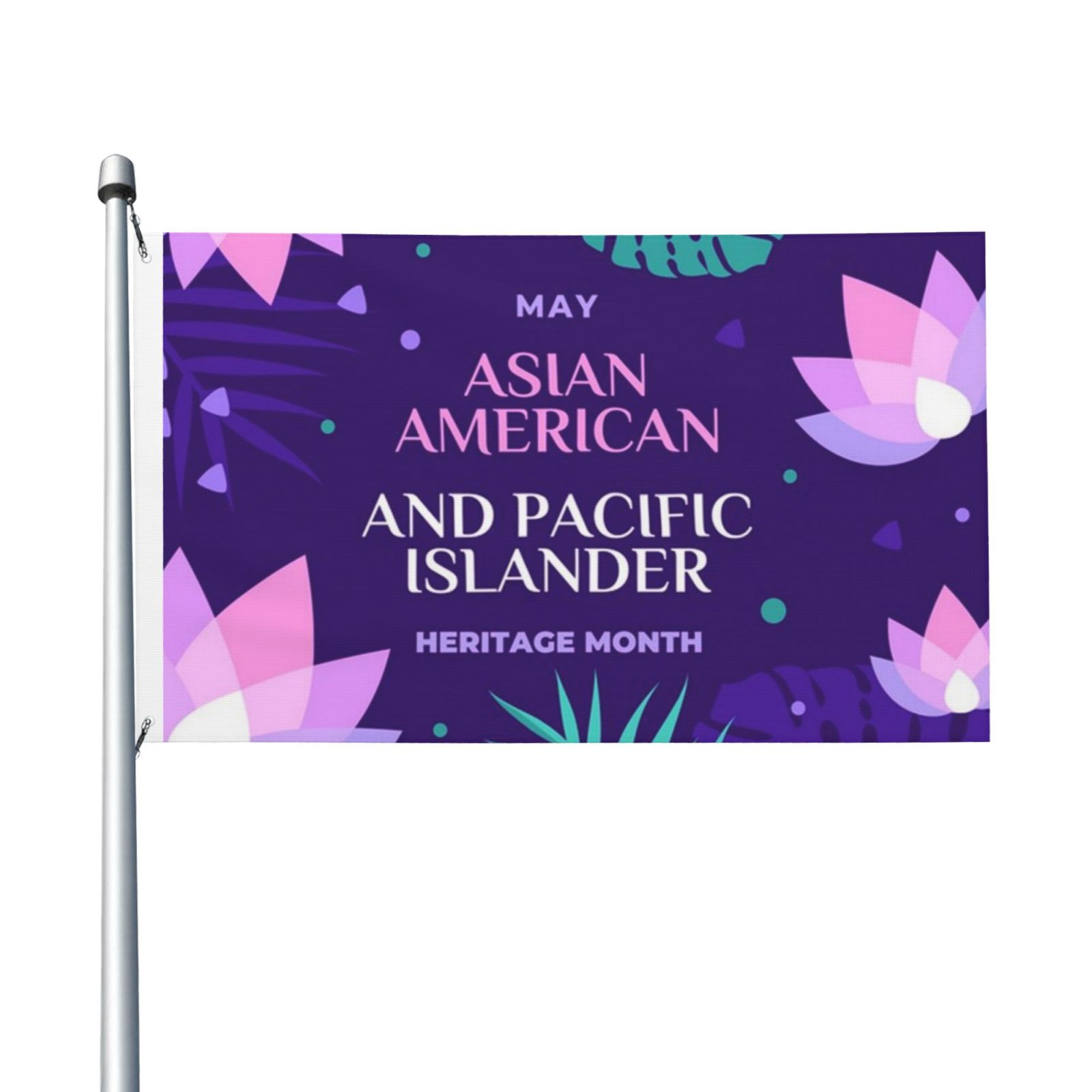 Asian Ame-rican and Pacific Islander Heritage Month Flag 3x5 Ft Double ...