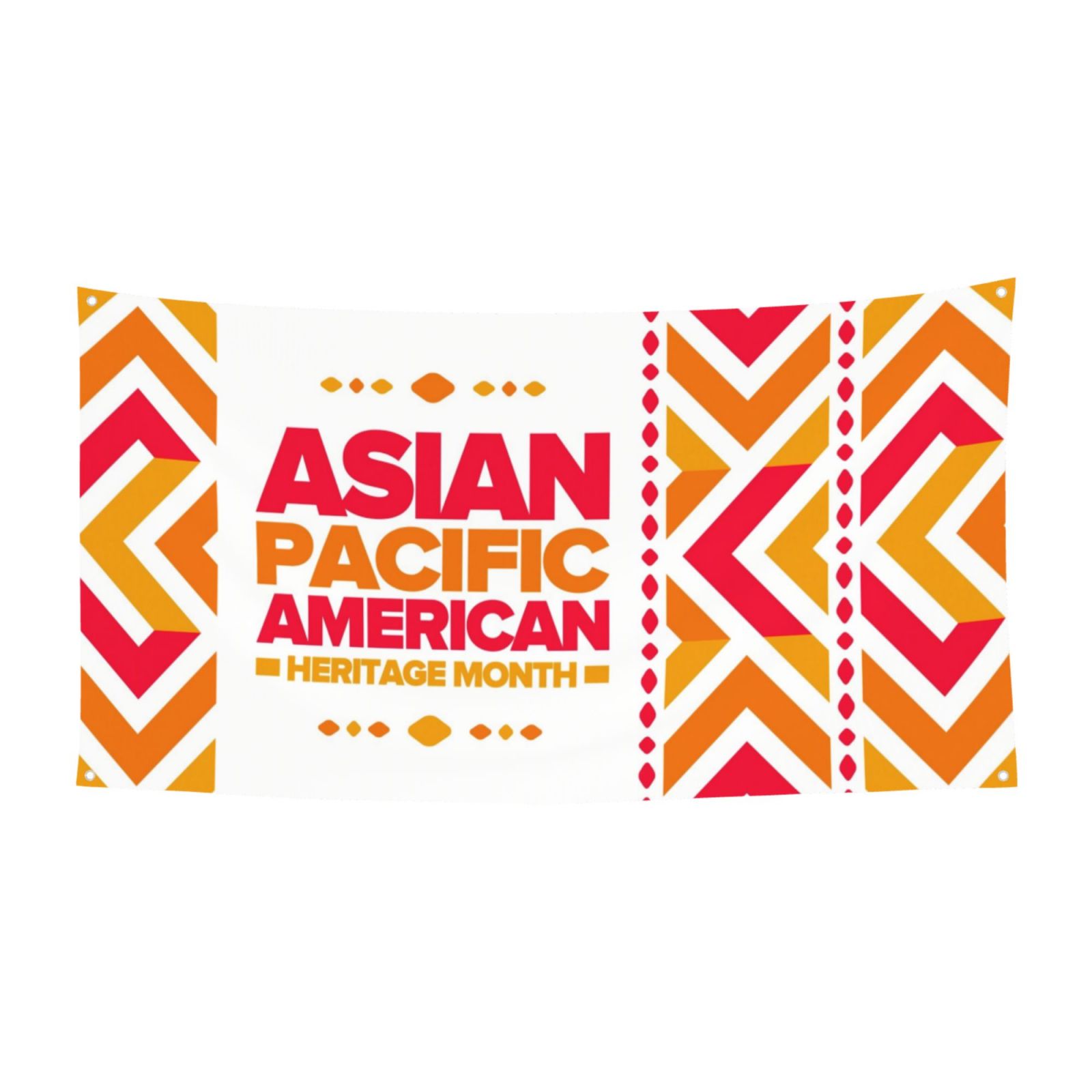 Asian American And Pacific Islander Heritage Month Banner Backdrop Flag ...
