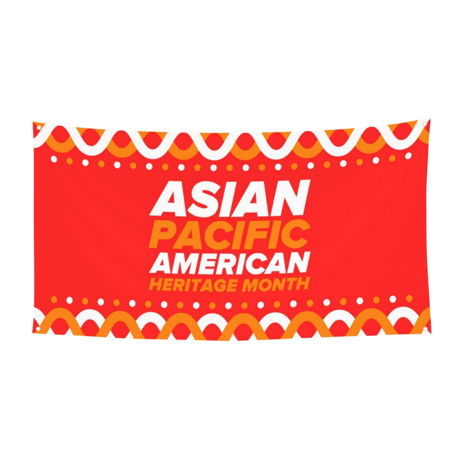 Asian American And Pacific Islander Heritage Month Banner Backdrop Flag ...
