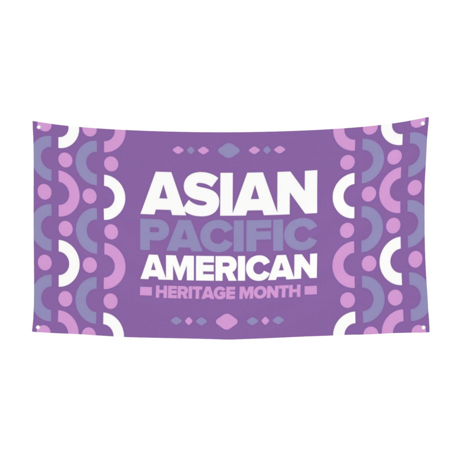 Asian American And Pacific Islander Heritage Month Banner Backdrop Flag ...