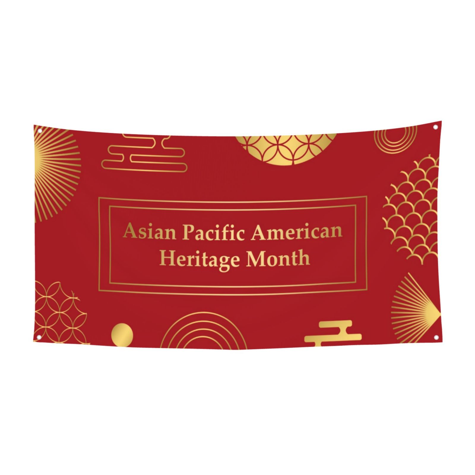 Asian American And Pacific Islander Heritage Month Banner Backdrop Flag ...
