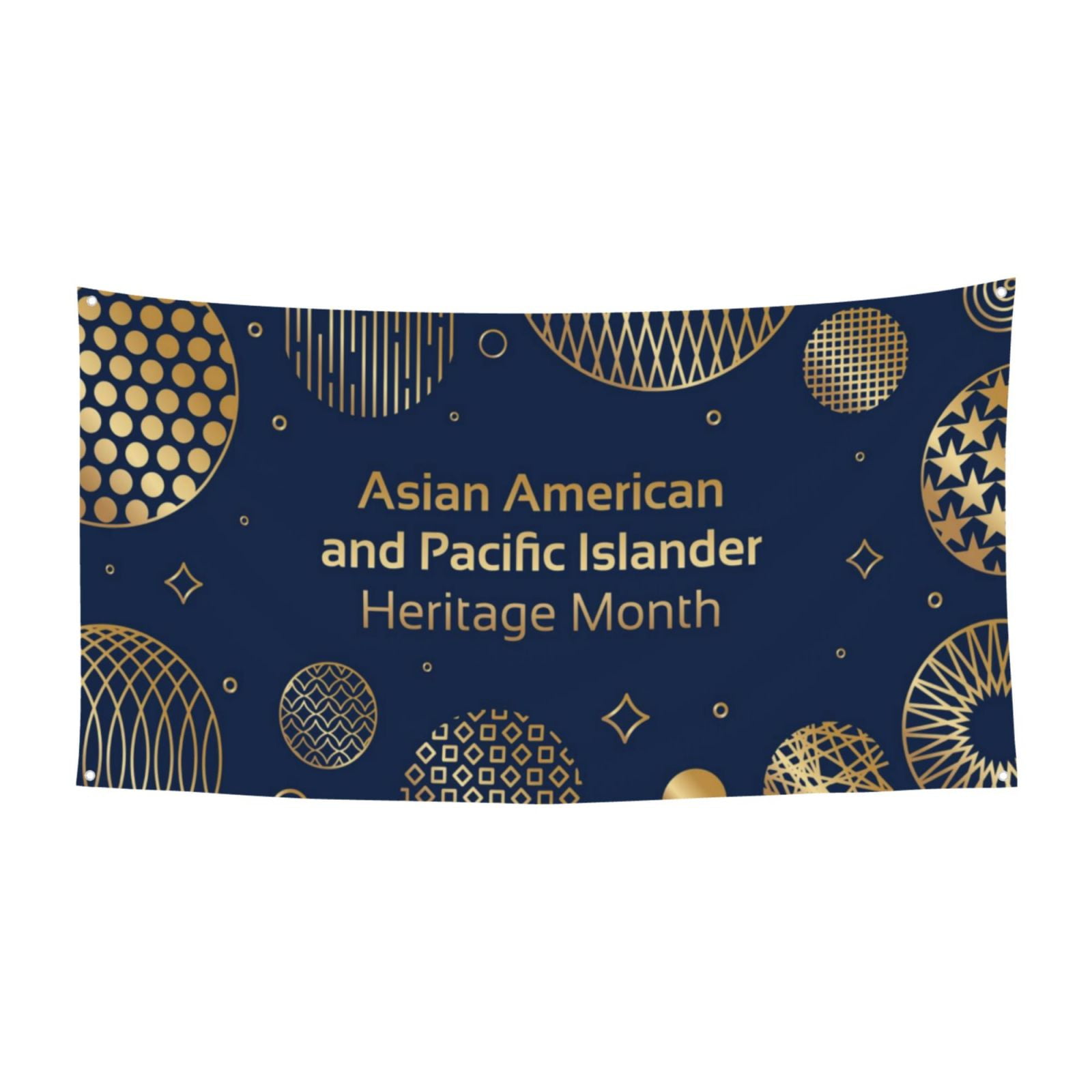 Asian American And Pacific Islander Heritage Month Banner Backdrop Flag ...