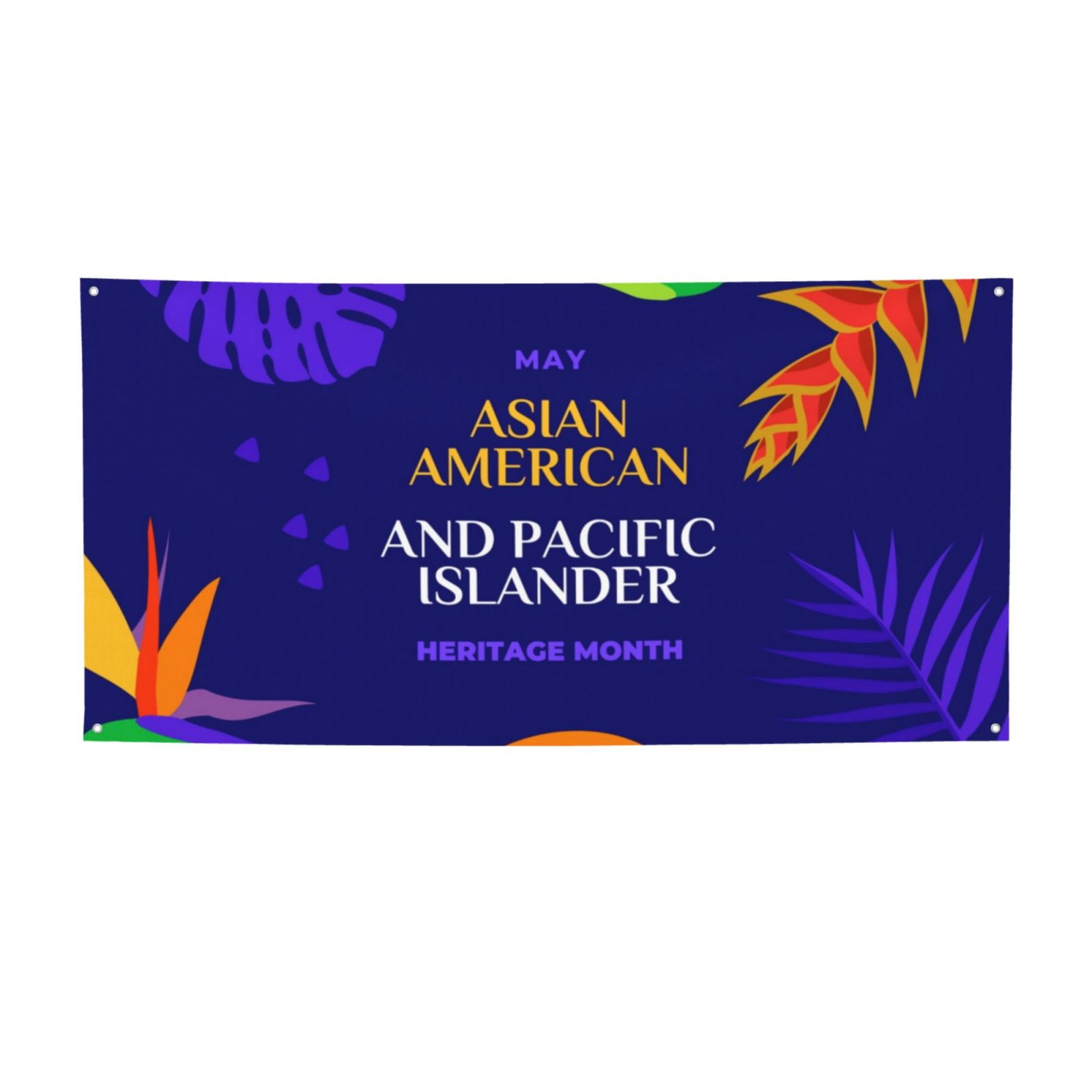 Asian American And Pacific Islander Heritage Month Banner Backdrop ...