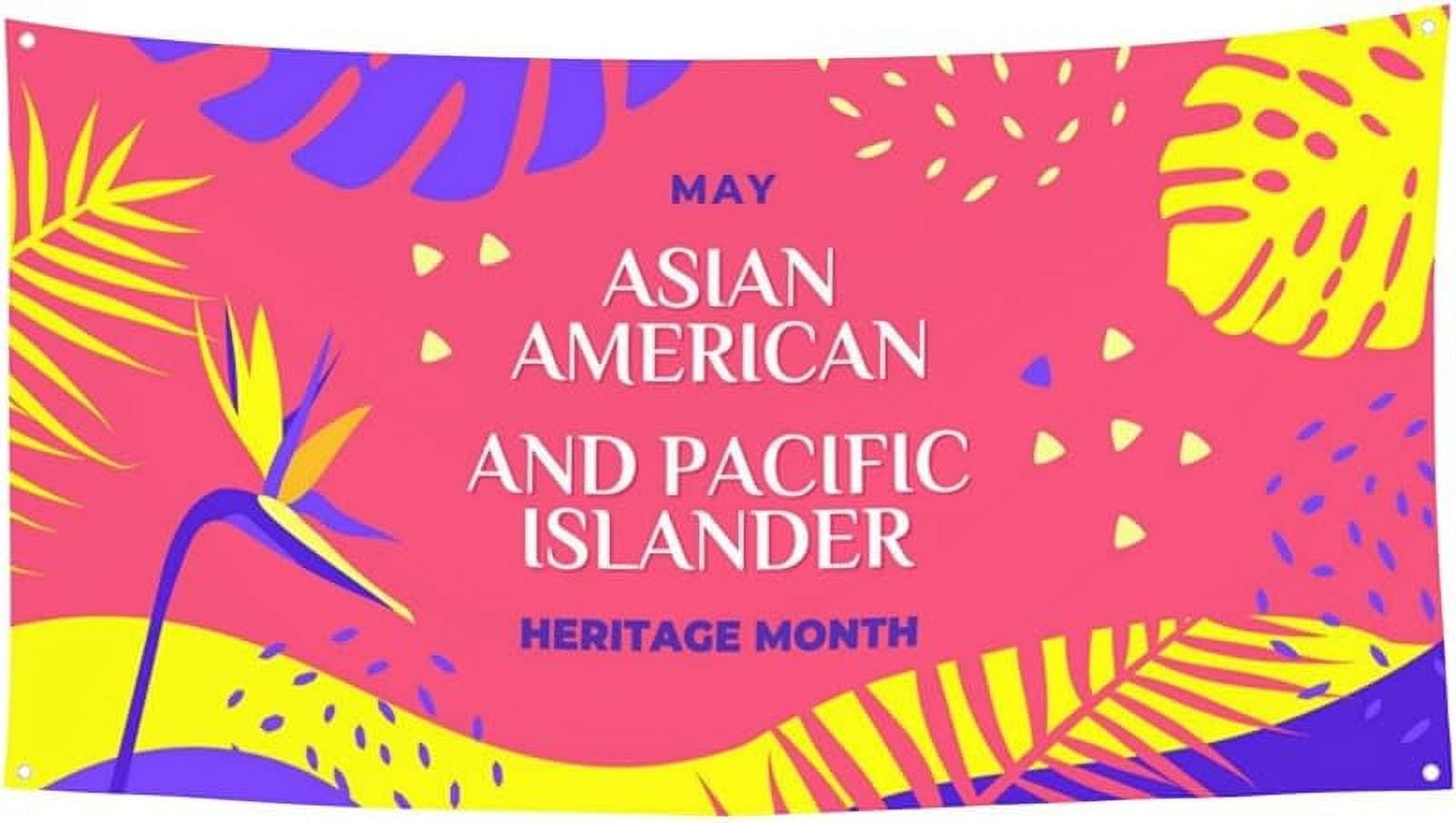 Asian American And Pacific Islander Heritage Month Banner Decorations ...