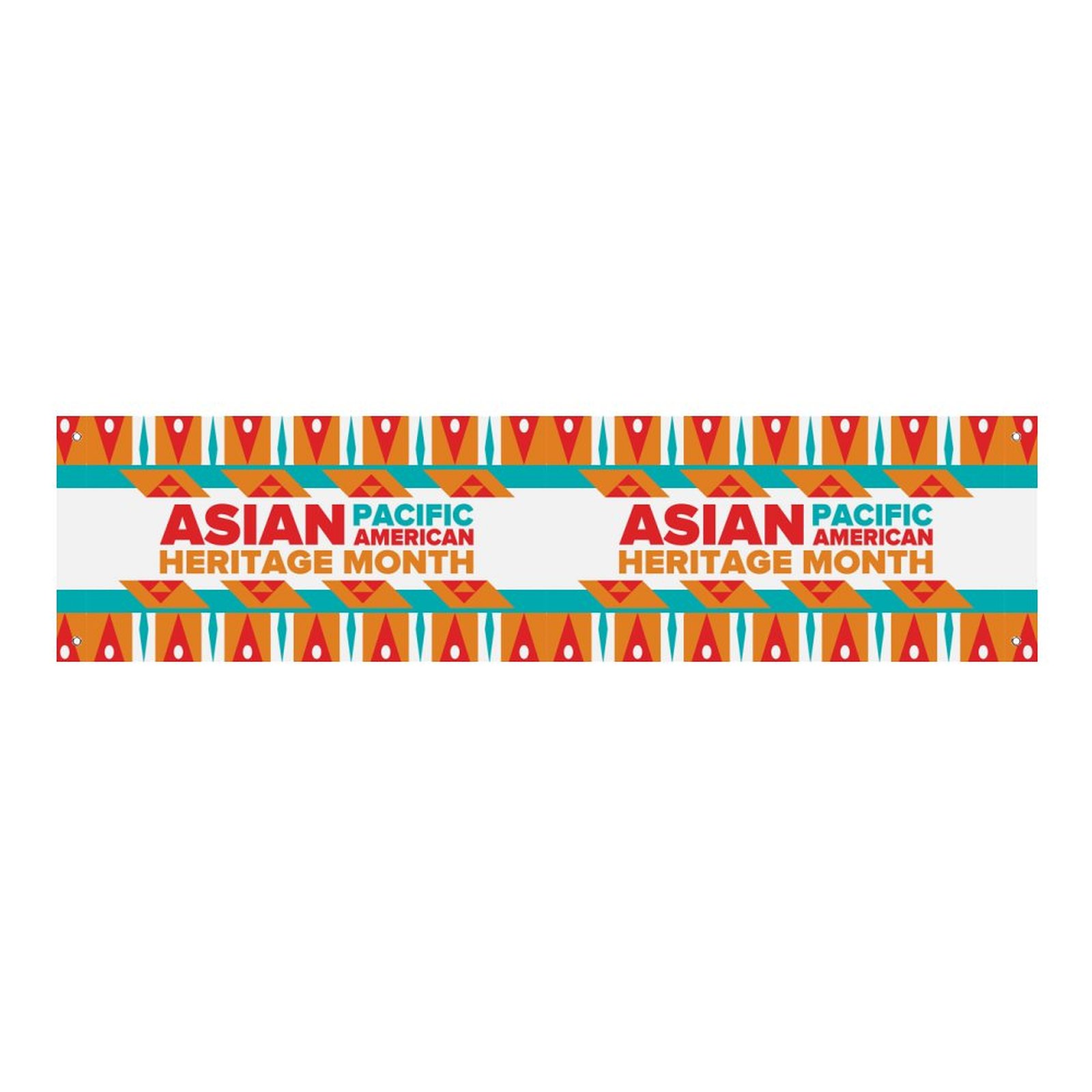 Asian American And Pacific Islander Heritage Month Banners Flag Hanging ...