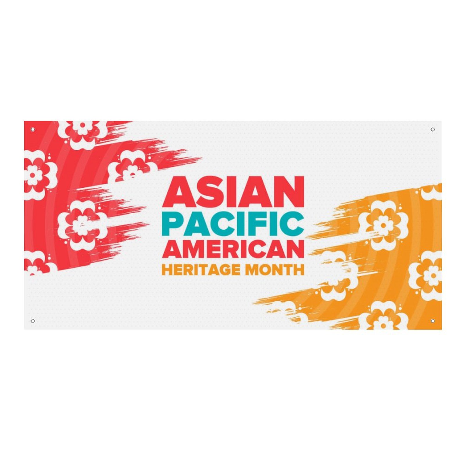 Asian American And Pacific Islander Heritage Month Banners Flag Hanging ...