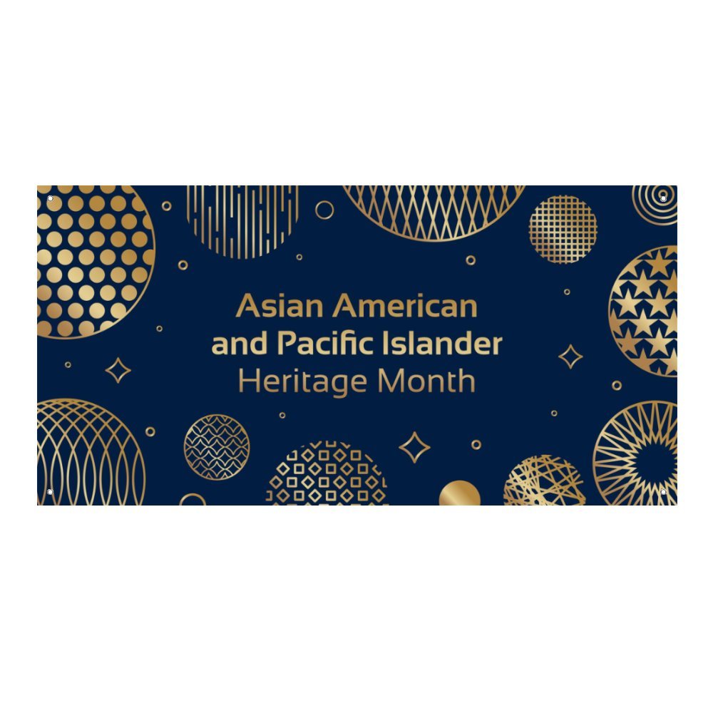 Asian American And Pacific Islander Heritage Month Banners Flag Hanging ...