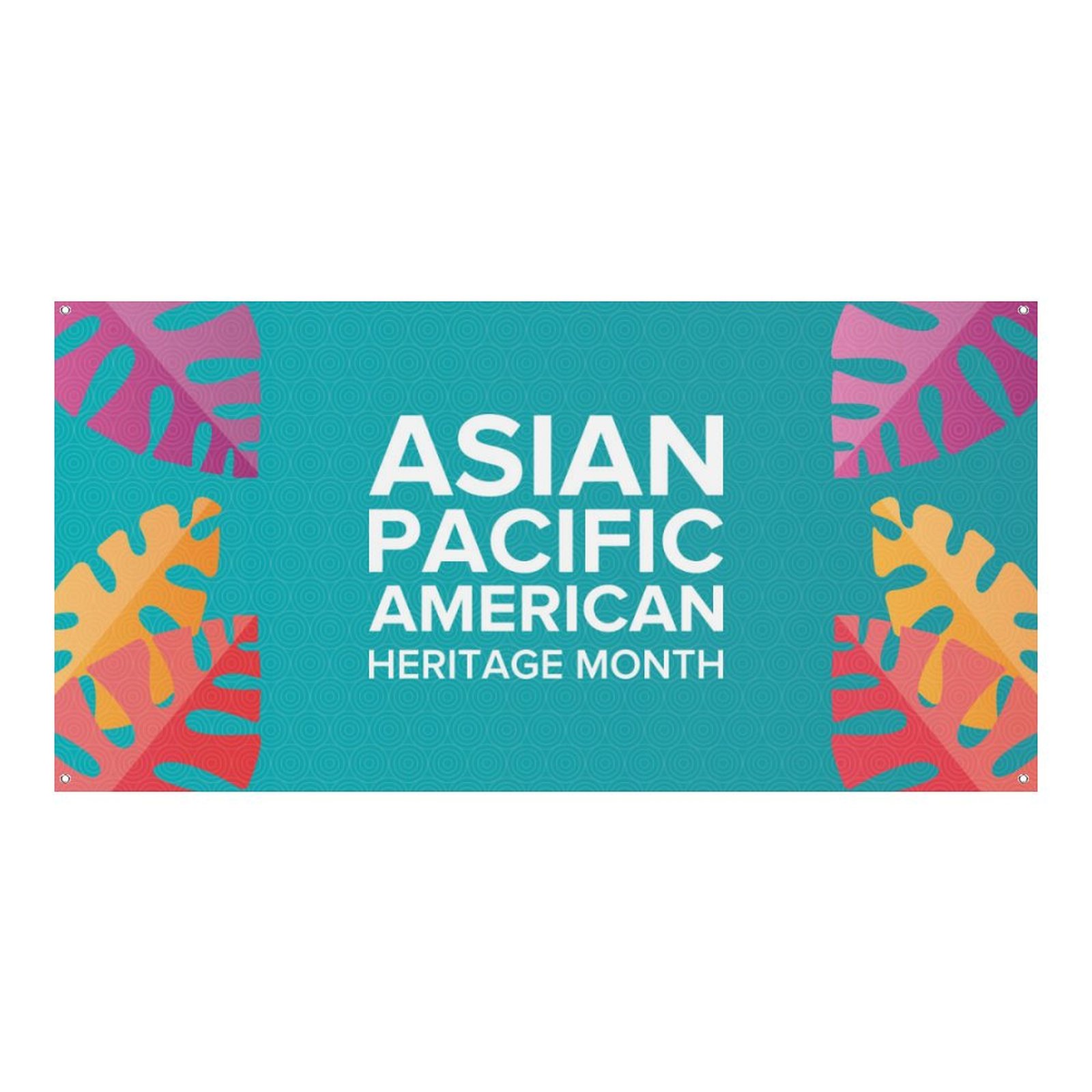 Asian American And Pacific Islander Heritage Month Banners Flag Hanging ...