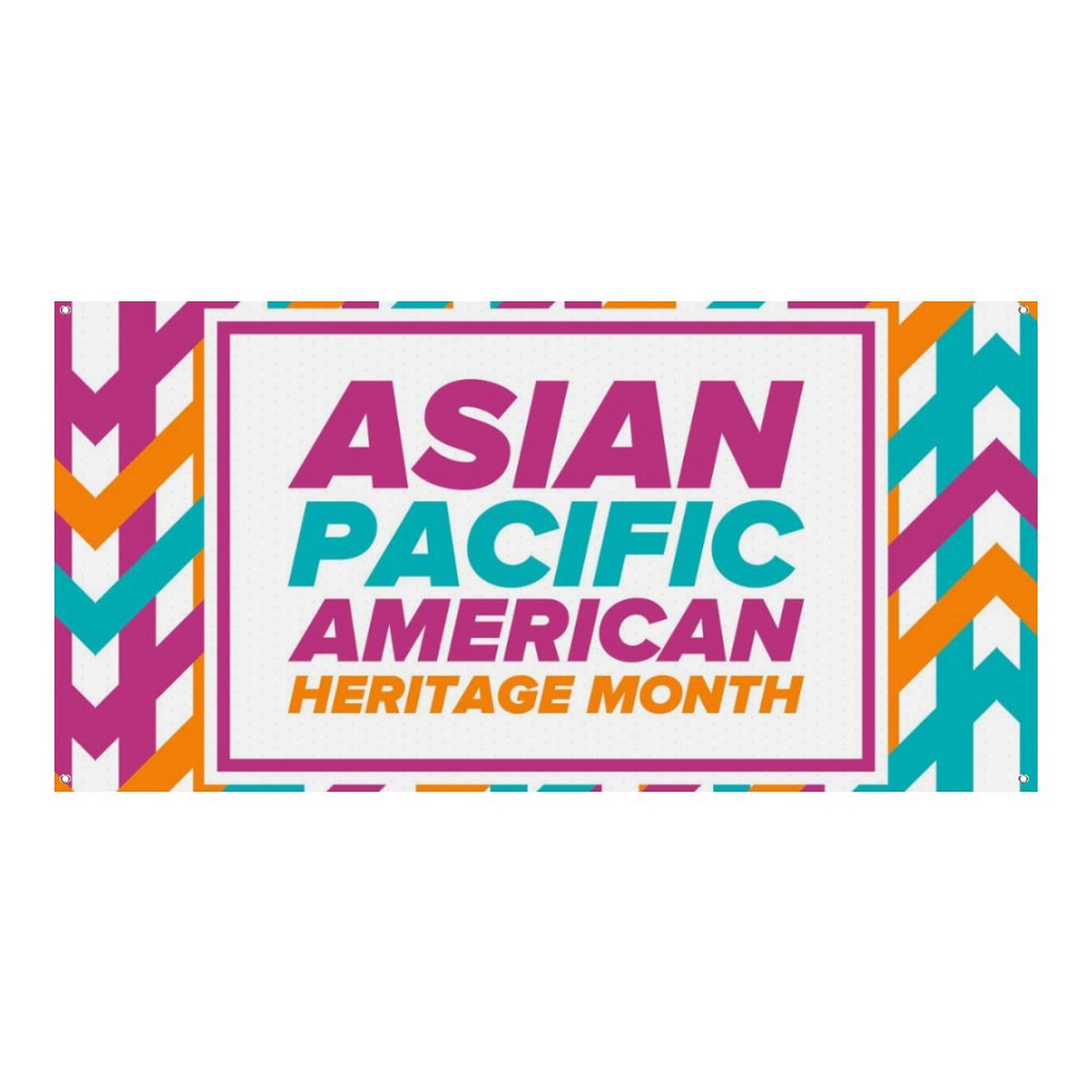 Asian American And Pacific Islander Heritage Month Banners Flag Hanging ...