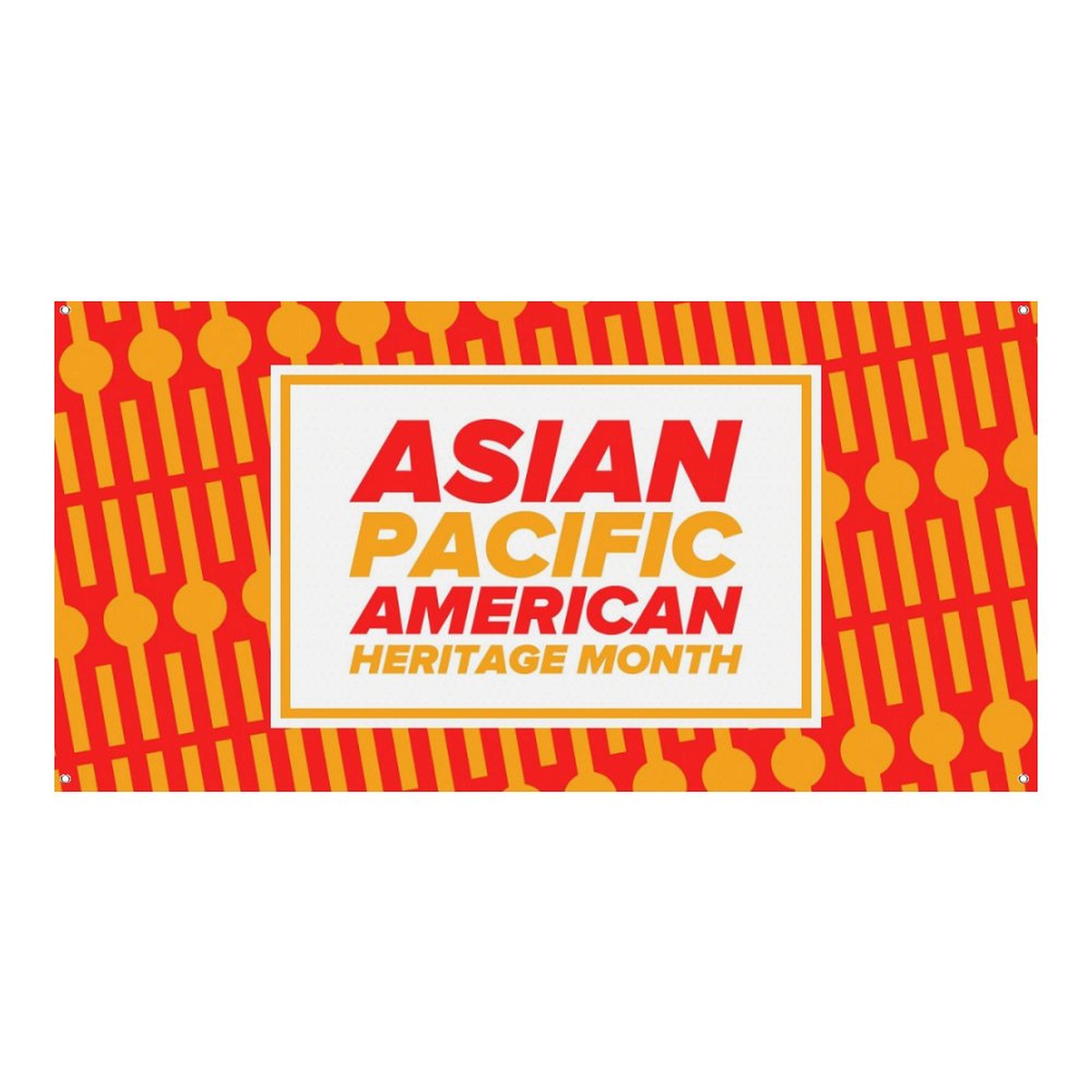 Asian American And Pacific Islander Heritage Month Banners Flag Hanging ...