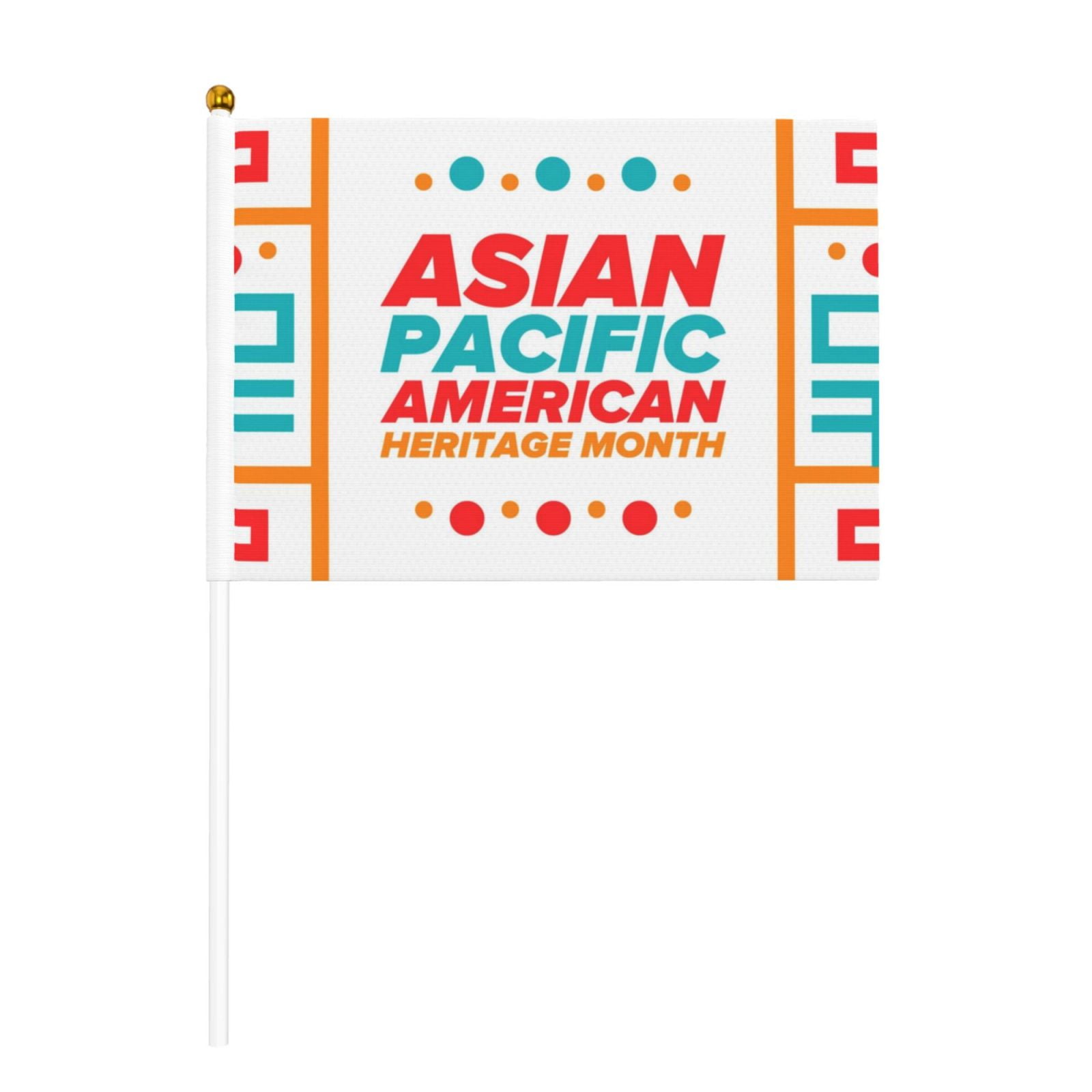 Asian American And Pacific Islander Heritage Month Flag Small Mini Hand ...