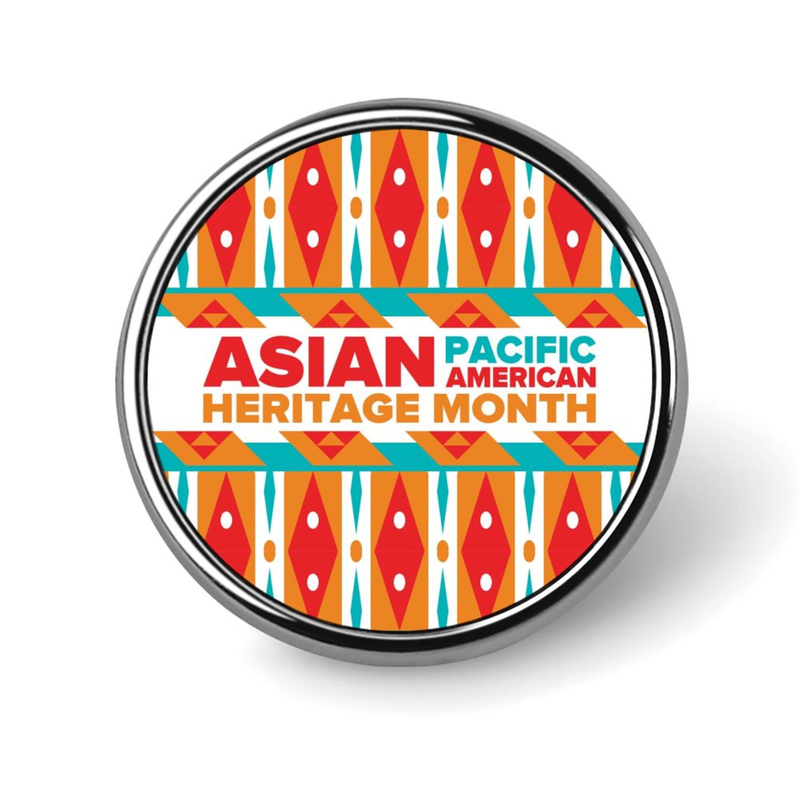 Asian American And Pacific Islander Heritage Month Pins Round Buttons ...