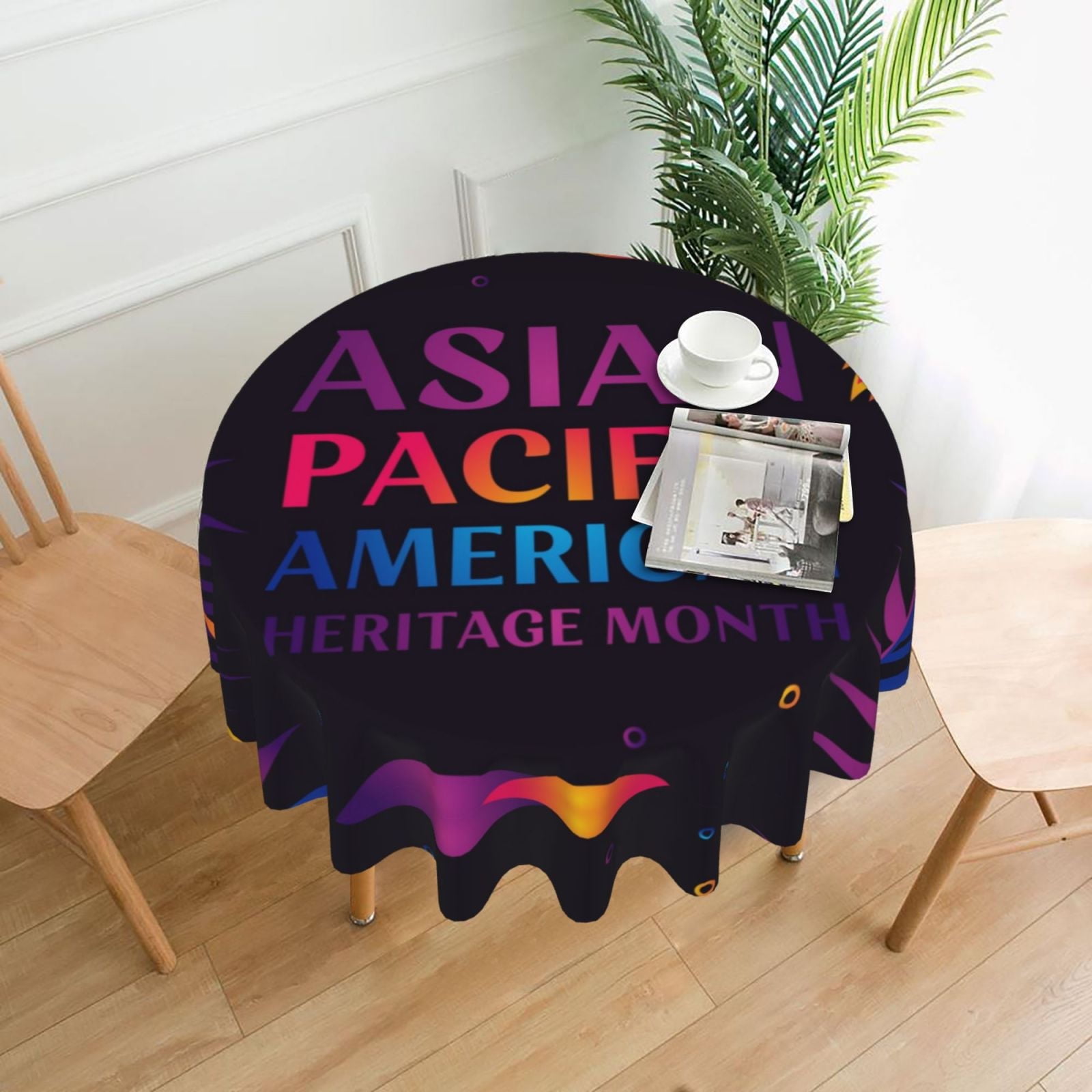 Asian American And Pacific Islander Heritage Month Tablecloths Round ...