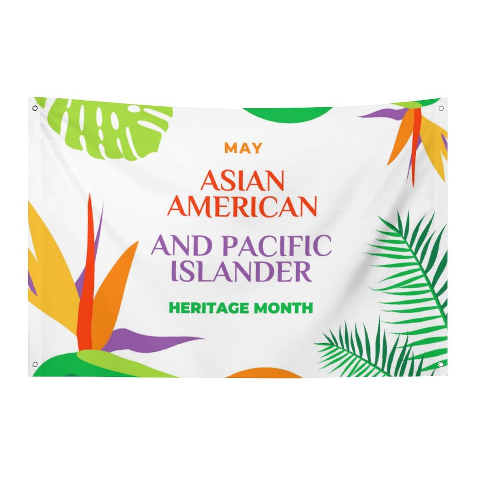 Asian American And Pacific Islander Heritage Month Tapestry Banner ...