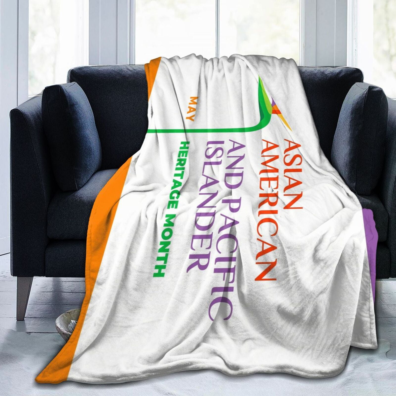 Asian American And Pacific Islander Heritage Month Throw Blanket Soft ...