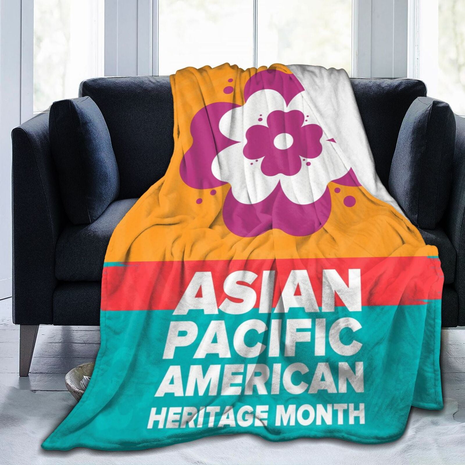 Asian American And Pacific Islander Heritage Month Throw Blanket Soft ...