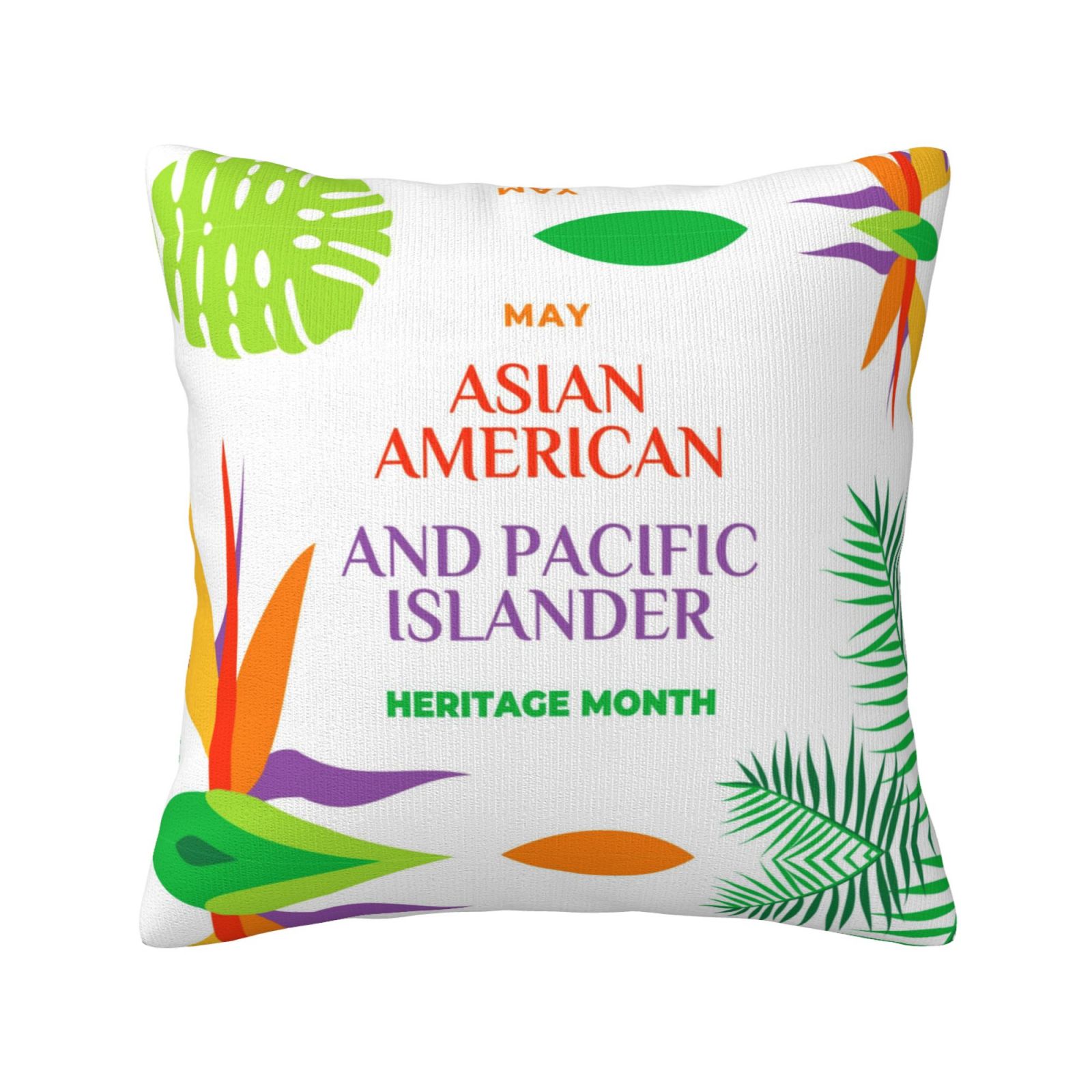 Asian American And Pacific Islander Heritage Month Throw Pillow Cover ...