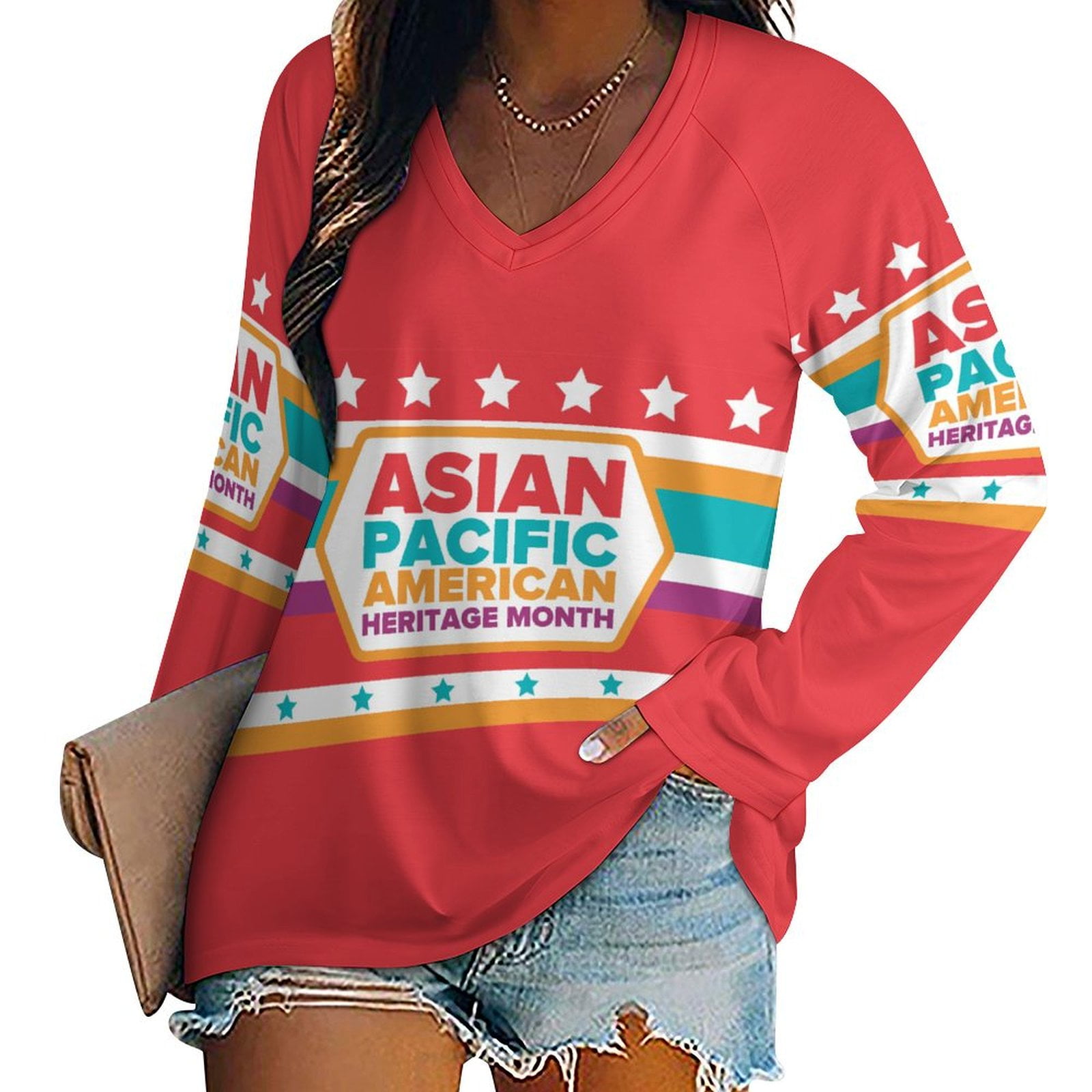 Asian American And Pacific Islander Heritage Month Women's Long Sleeve ...