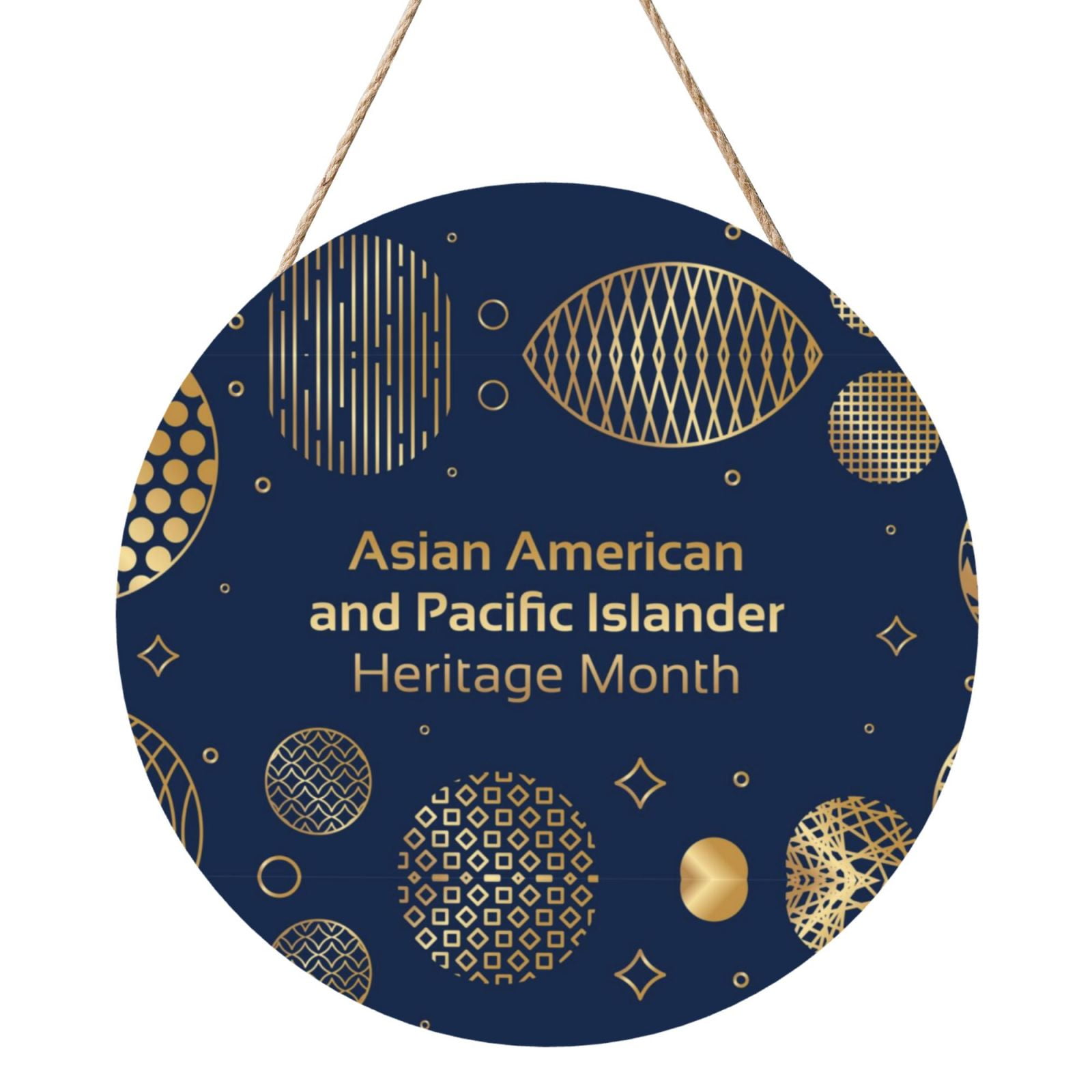 Asian American And Pacific Islander Heritage Month Wooden Hanging Sign ...