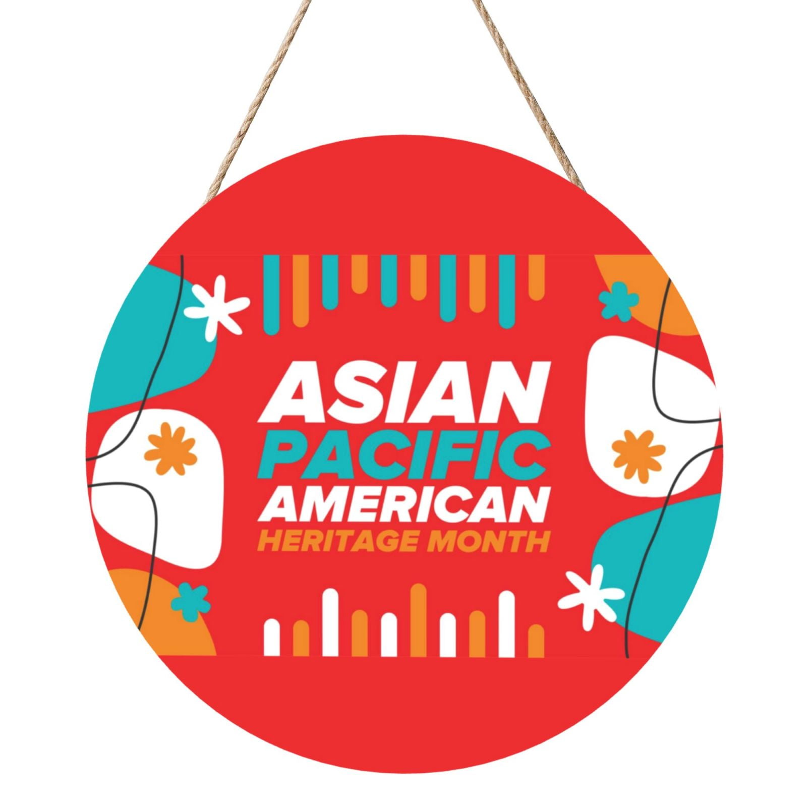 Asian American And Pacific Islander Heritage Month Wooden Hanging Sign ...