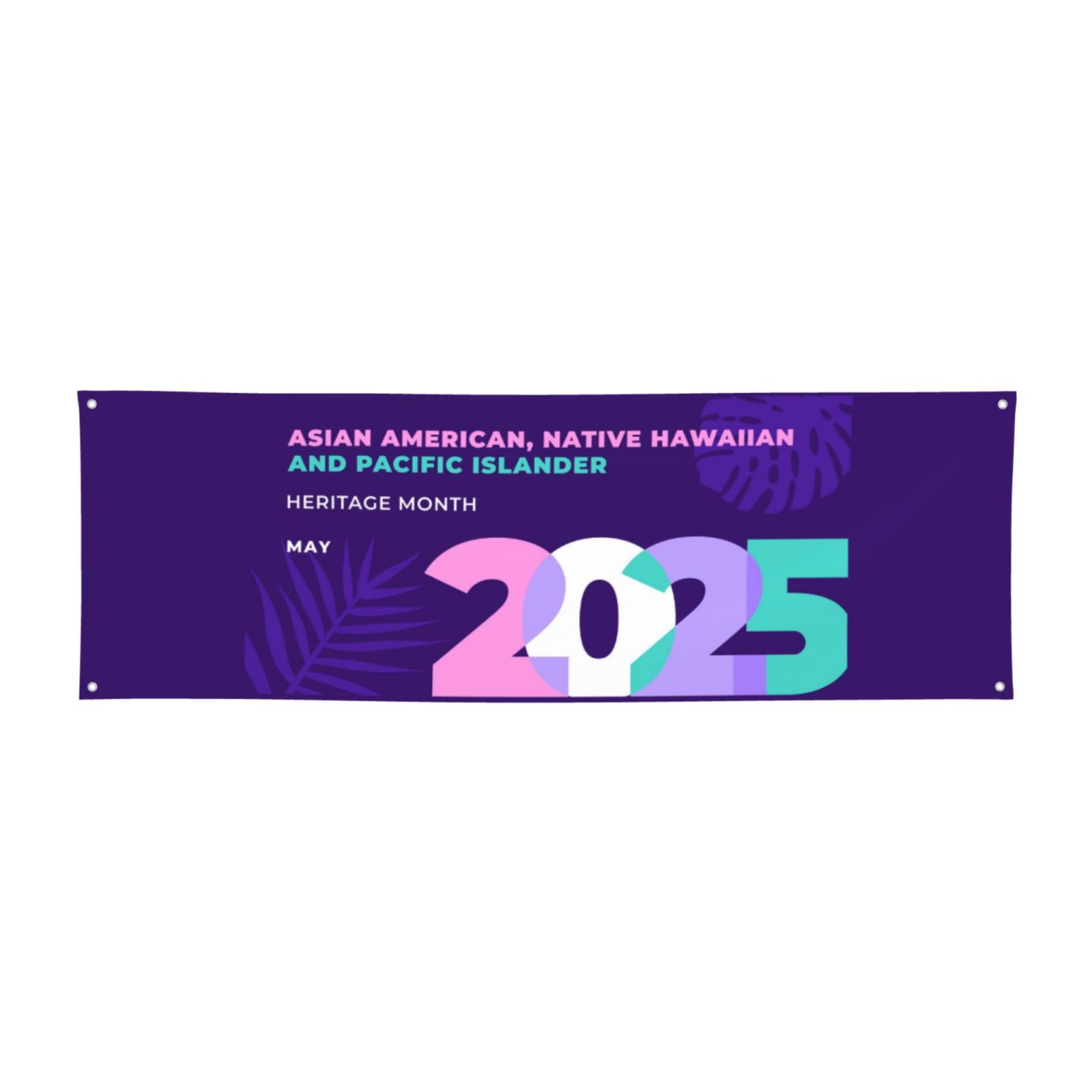 Asian American And Pacific Islander Heritage Month Large Banner Party ...