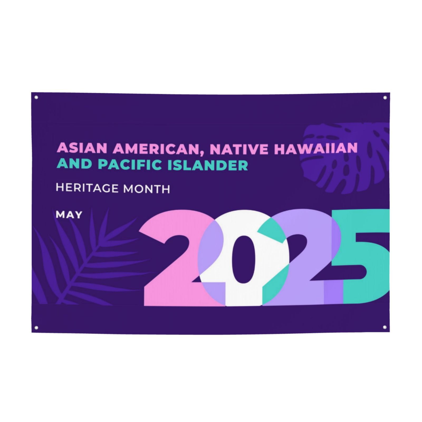 Asian American And Pacific Islander Heritage Month Large Banner Party ...