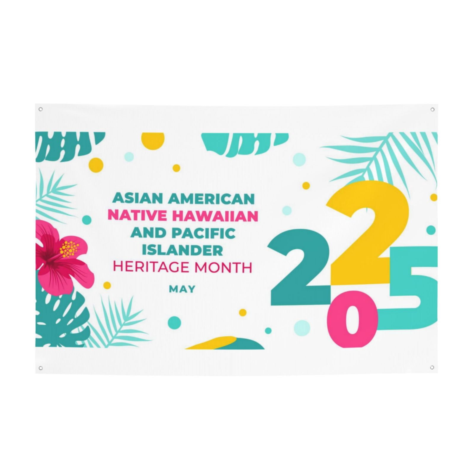 Asian American And Pacific Islander Heritage Month Large Banner Party ...