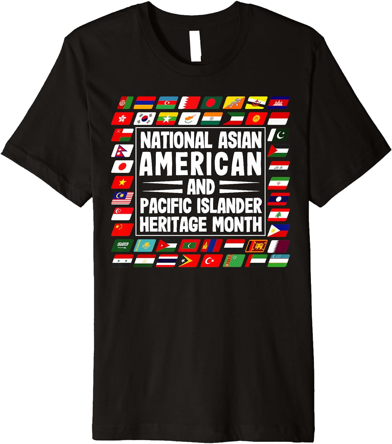 Asian American and Pacific Islander Heritage Month Flags Premium T ...