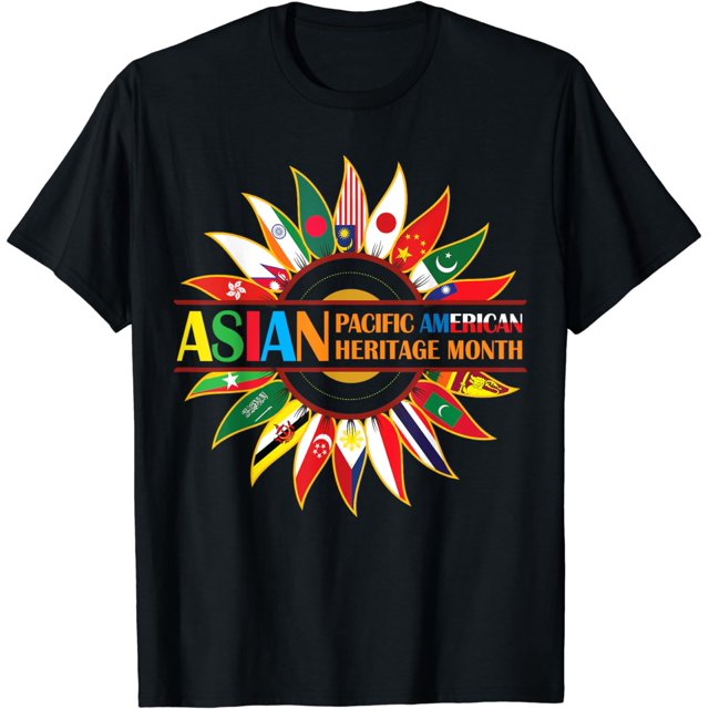 Asian American and Pacific Islander Heritage Month Sunflower T-Shirt ...