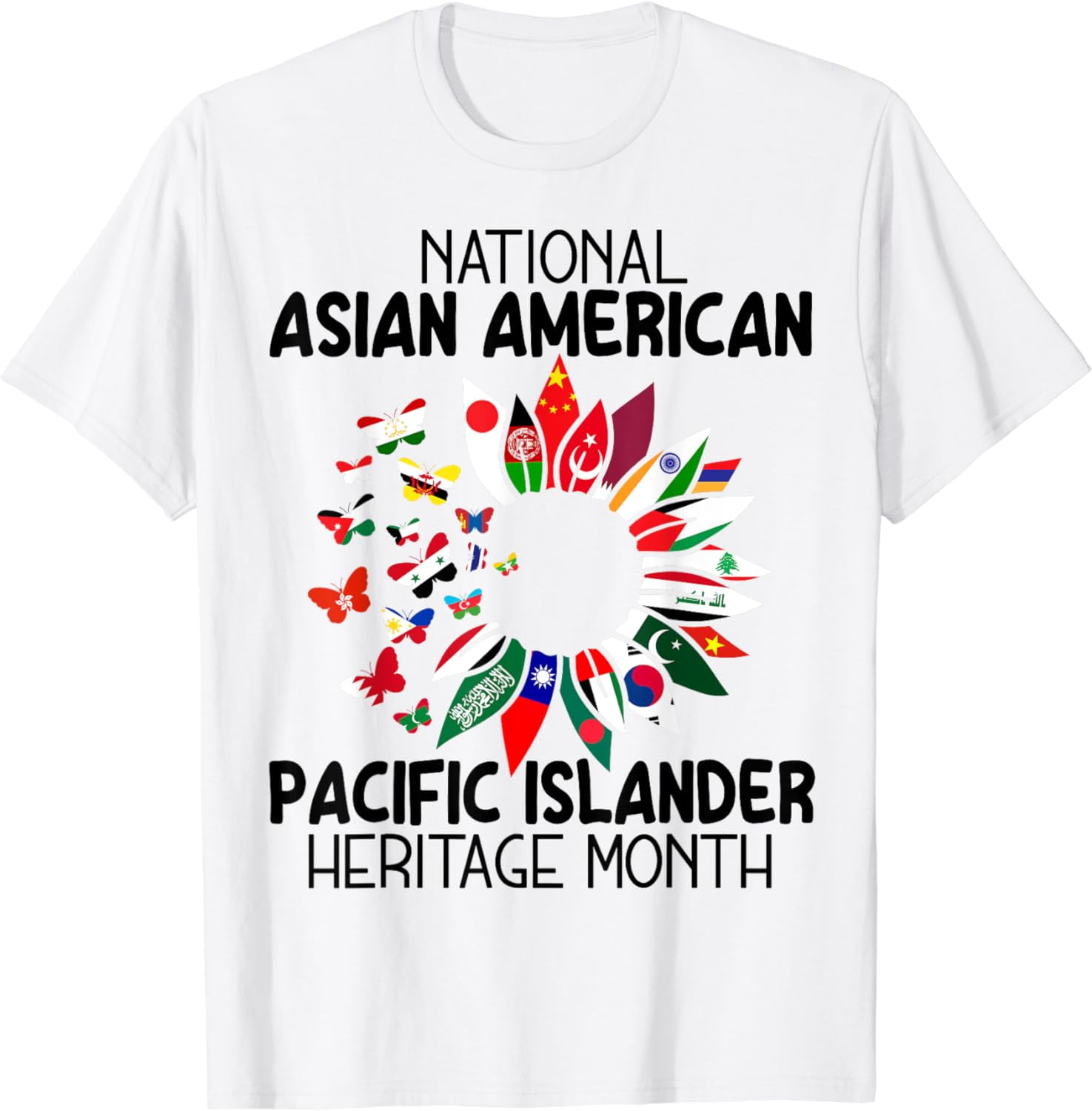 Asian American and Pacific Islander Heritage Month Sunflower T-Shirt ...
