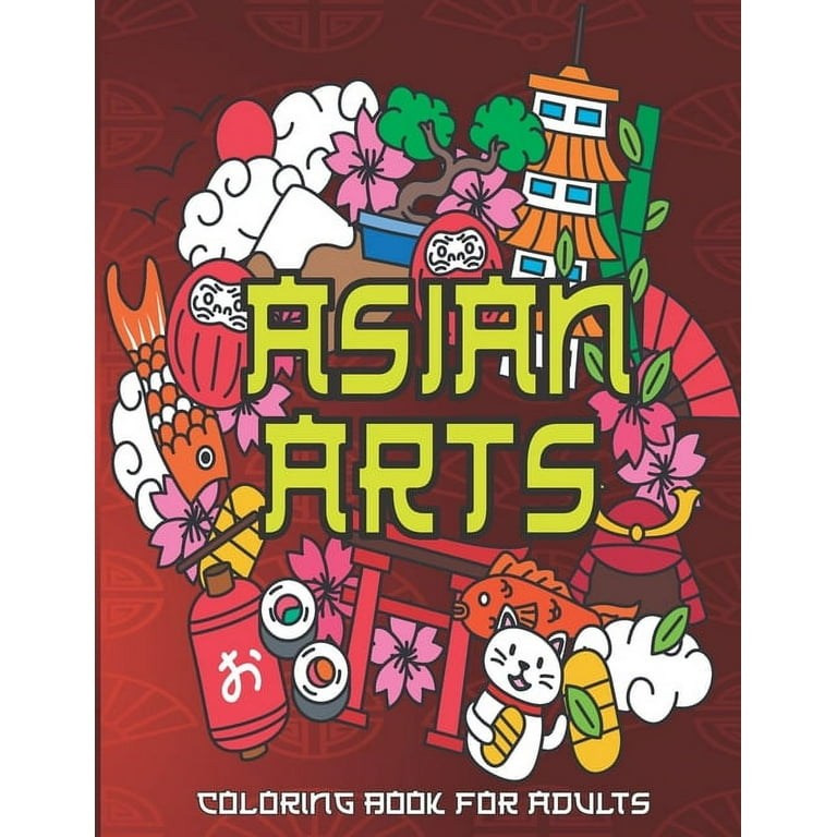 coloring book asia