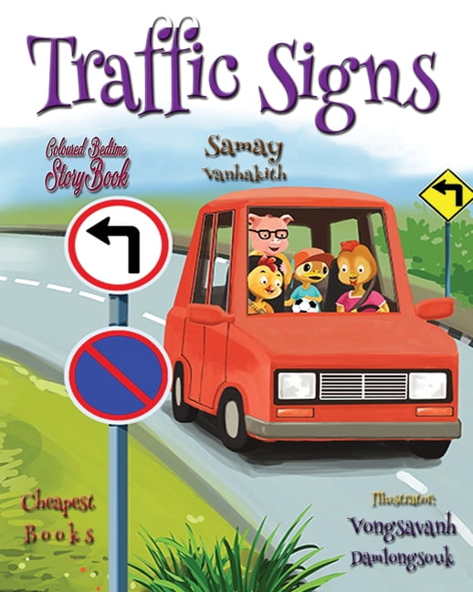 Asian Children Literature Traffic Signs, Book 28, (Paperback) - Walmart.com