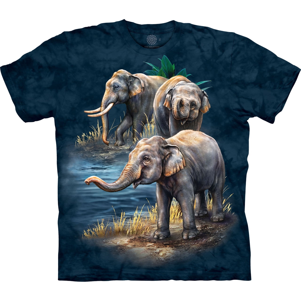 Asian Elephant Collage Classic All Over Print Unisex T-Shirt Tee ...
