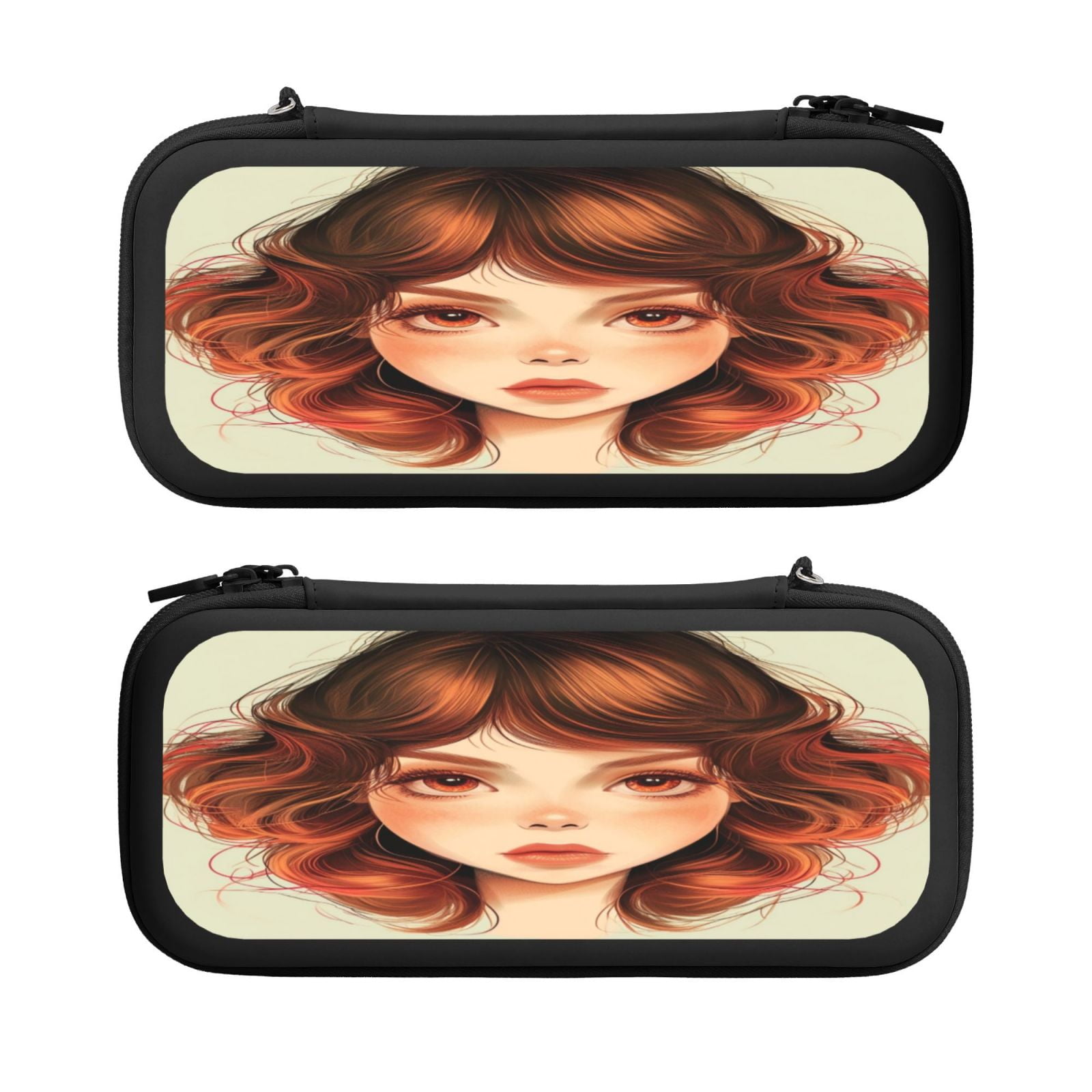 Asian Girl Sketch, Carrying Case For Nintendo Switch & OLED Version ...